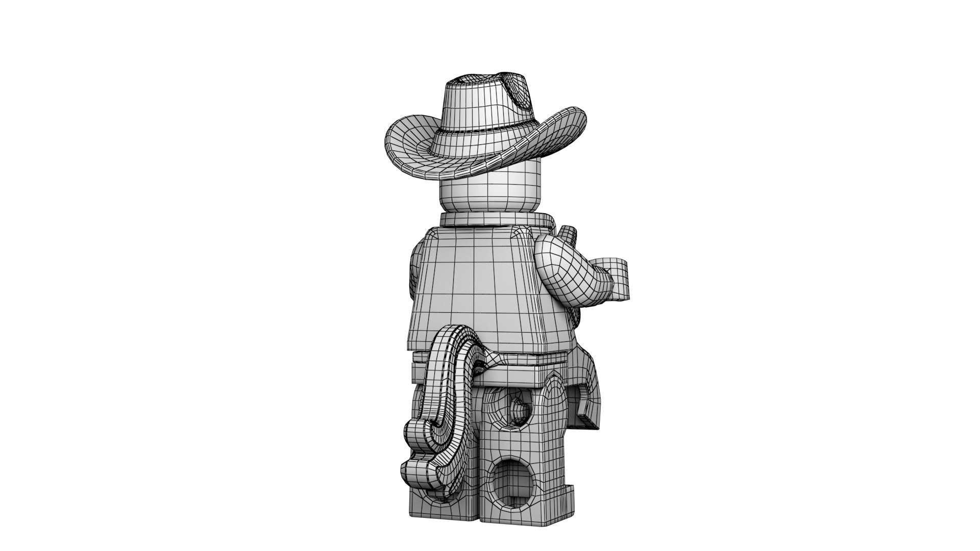 3D LEGO Cowboy Costume Guy 3d Model Model - TurboSquid 1733101