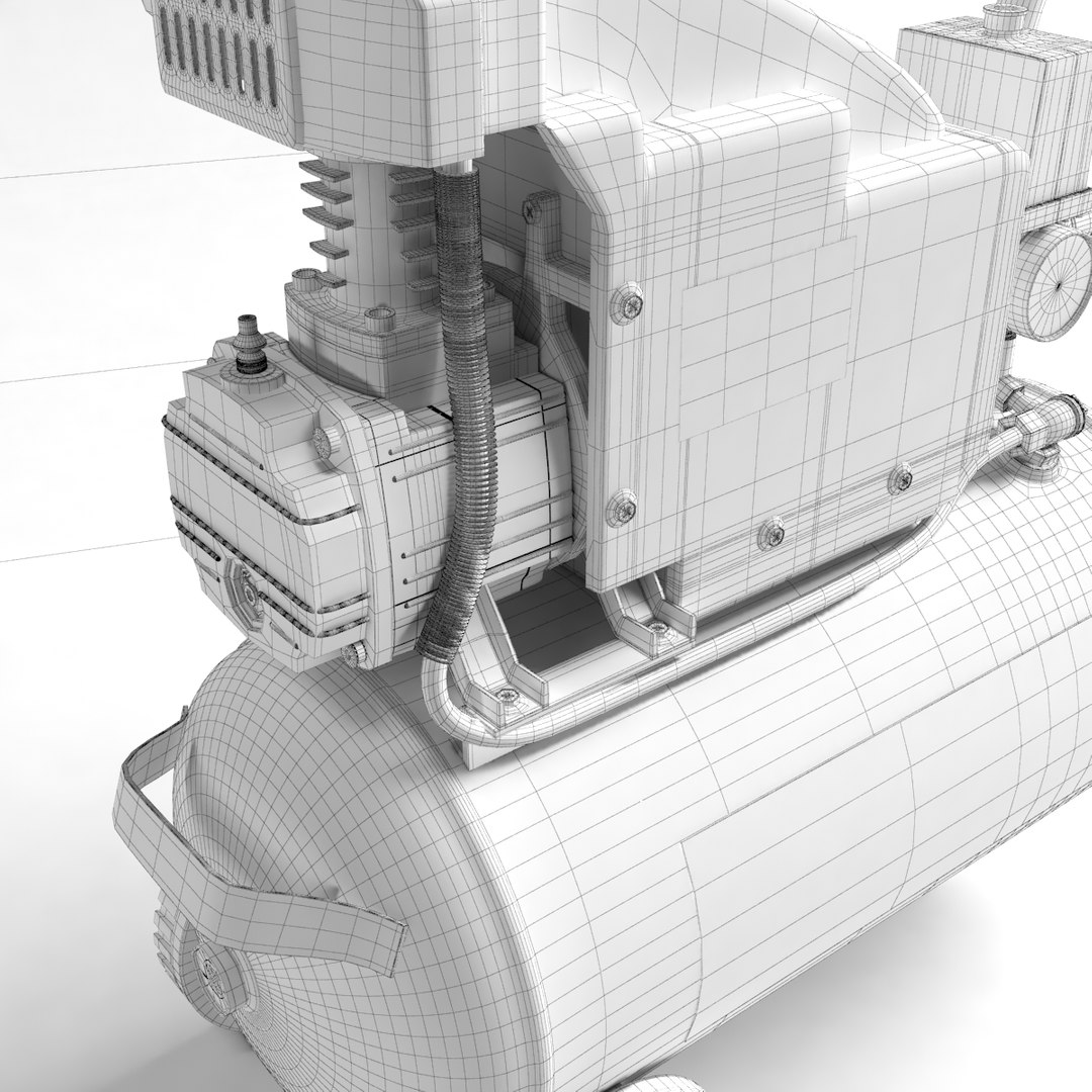 3d Model Industrial Air Compressor