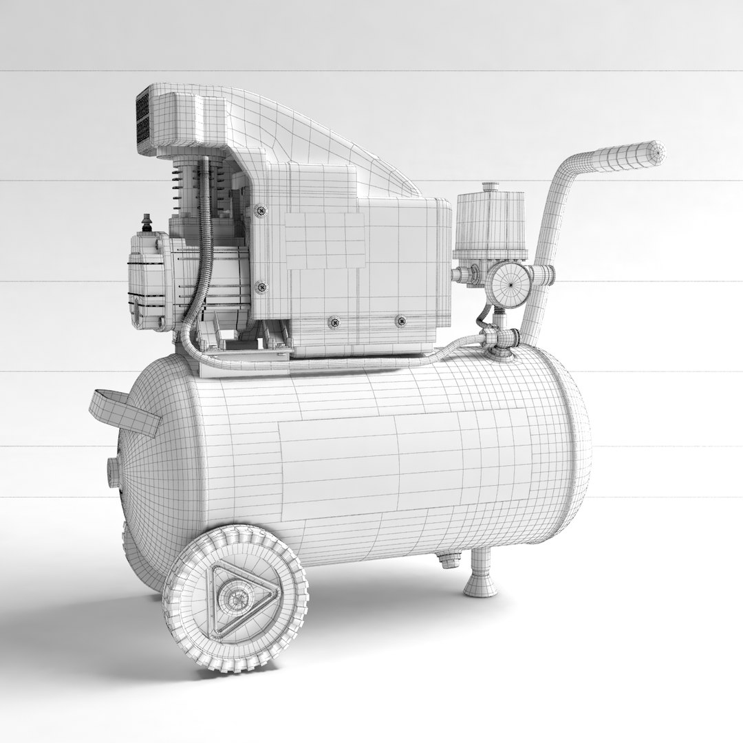 3d Model Industrial Air Compressor