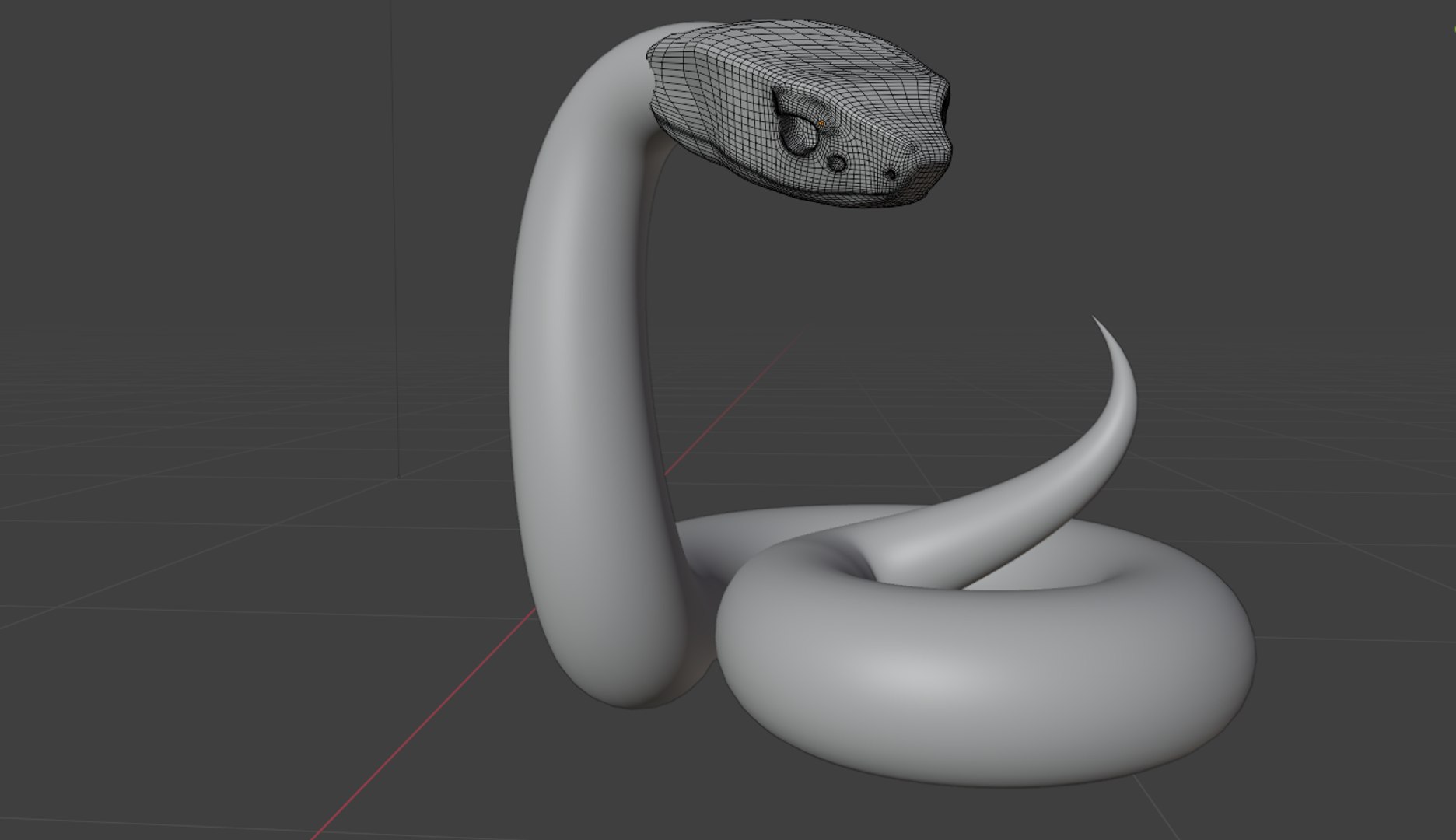 3D Snake Base Mesh Model - TurboSquid 2407832