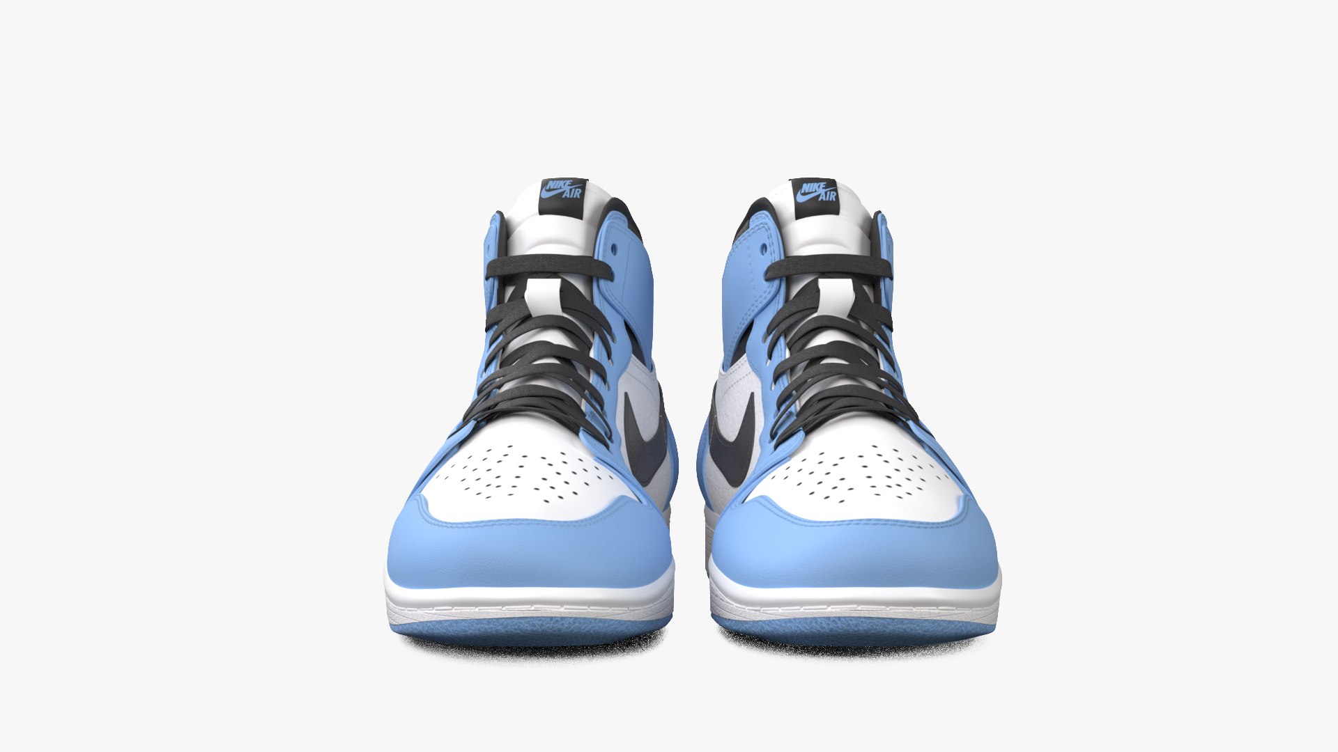 Air Jordan 1 Retro Blue 3D Model - TurboSquid 2332996