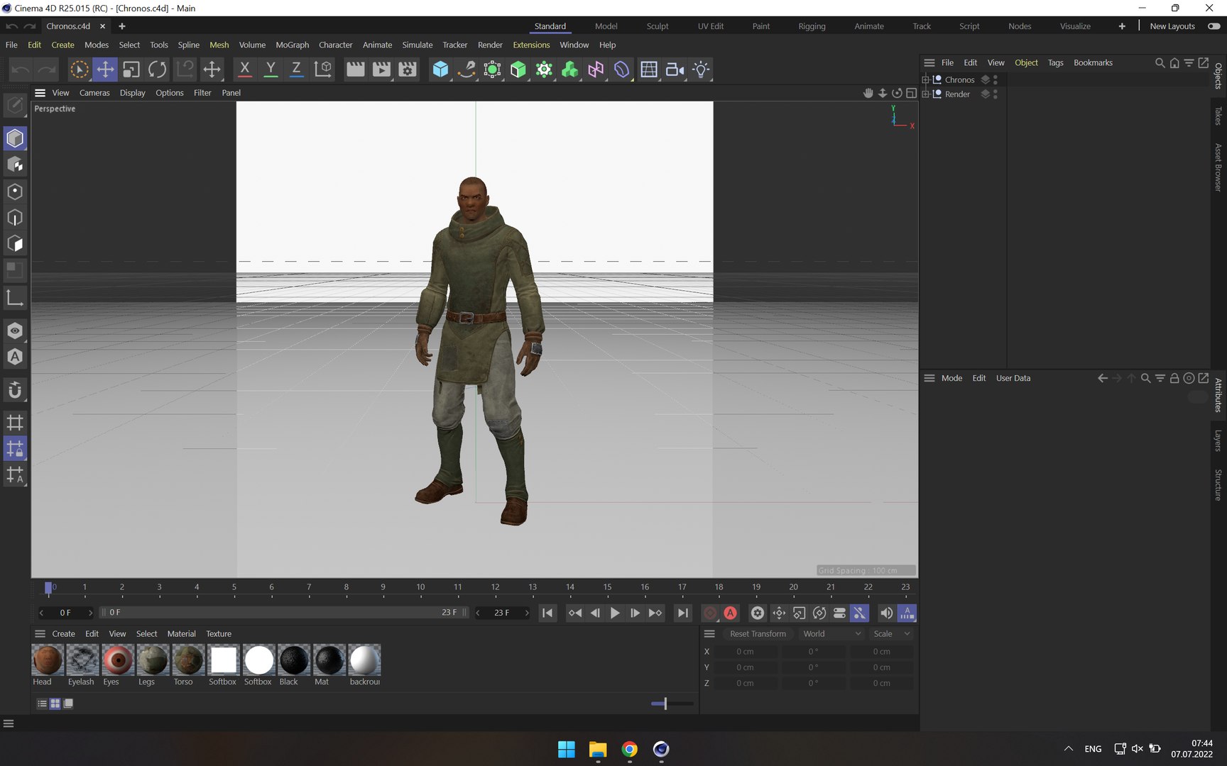 Chronos Warrior 3D Model - TurboSquid 2083176