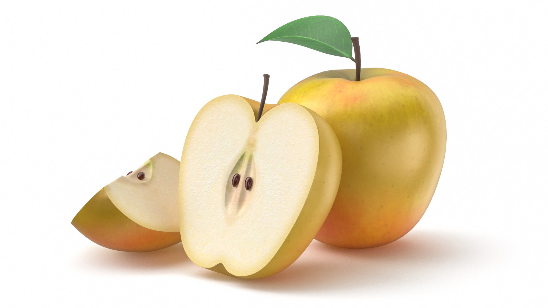 Apples Collection 3D - TurboSquid 2227308