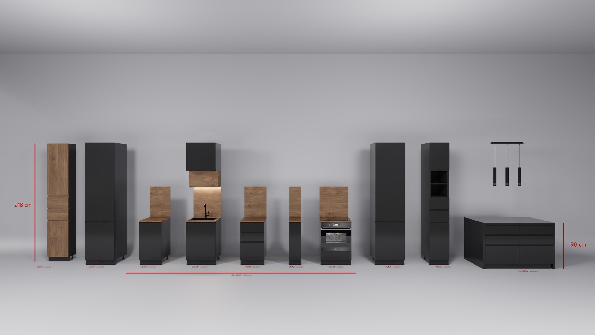 Luxury Kitchen Assets Set 1 Modular 3D Model - TurboSquid 2127132