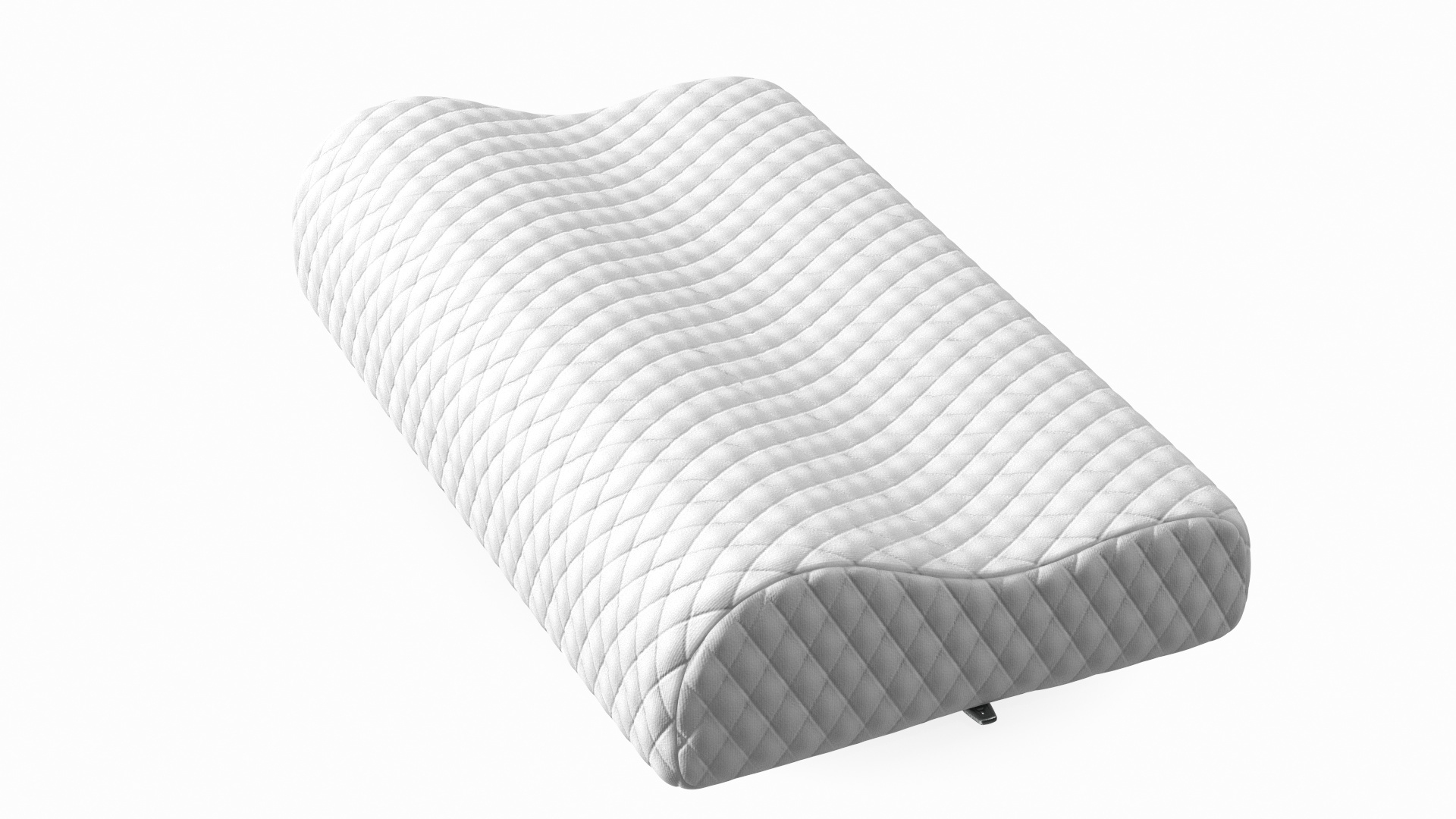 Contoured Orthopedic Memory Pillow 3D Model - TurboSquid 1997436