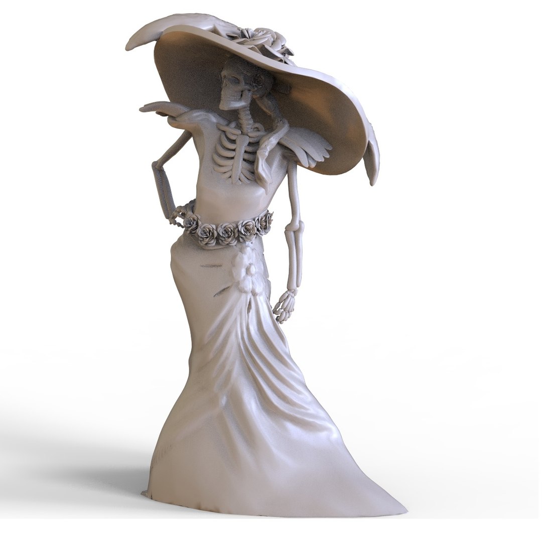 3D Catrina - TurboSquid 1459225