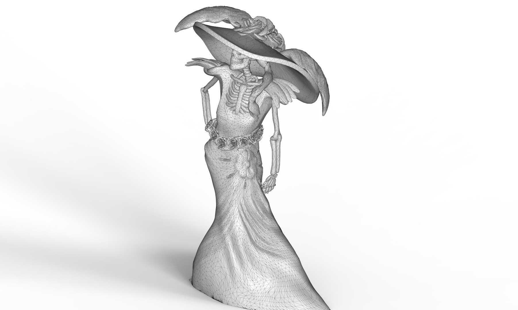 3D Catrina - TurboSquid 1459225
