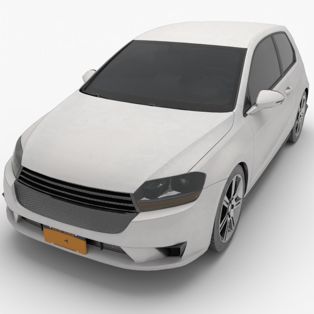 2013 Volkswagen Golf 3D Model - TurboSquid 2234533