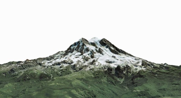 Mount rainier 3D model - TurboSquid 1371500