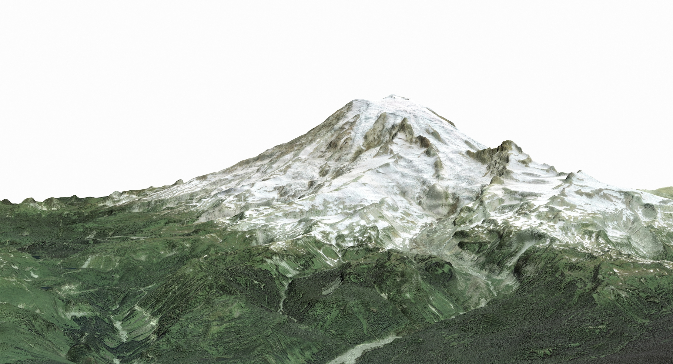Mount rainier 3D model - TurboSquid 1371500