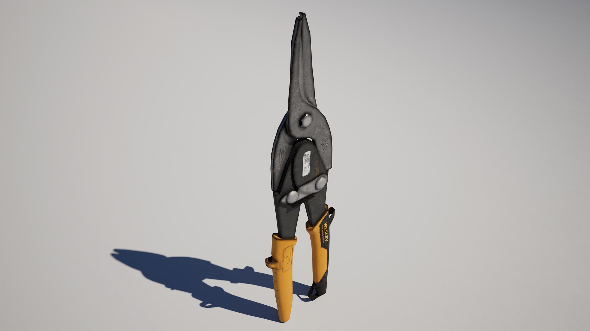 Aviation Snips Garden Shear 3D Model - TurboSquid 2482828
