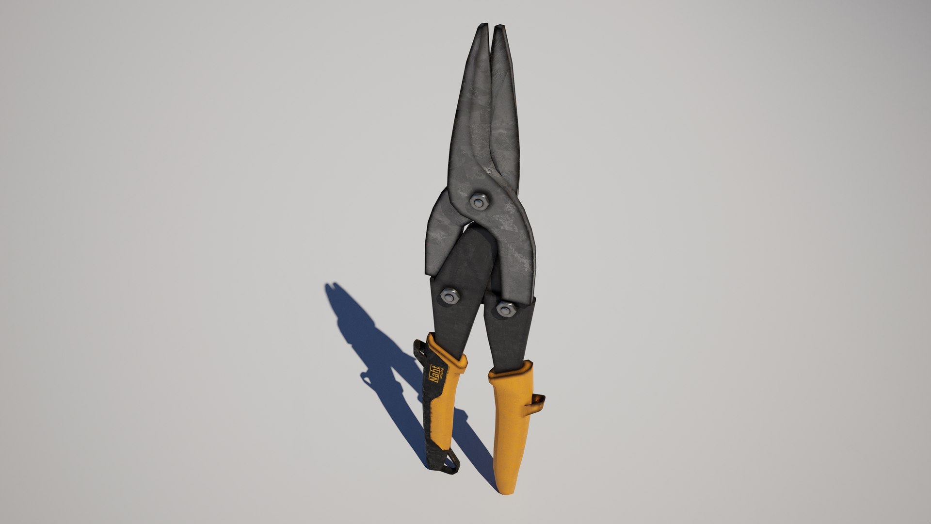 Aviation Snips Garden Shear 3D Model - TurboSquid 2482828