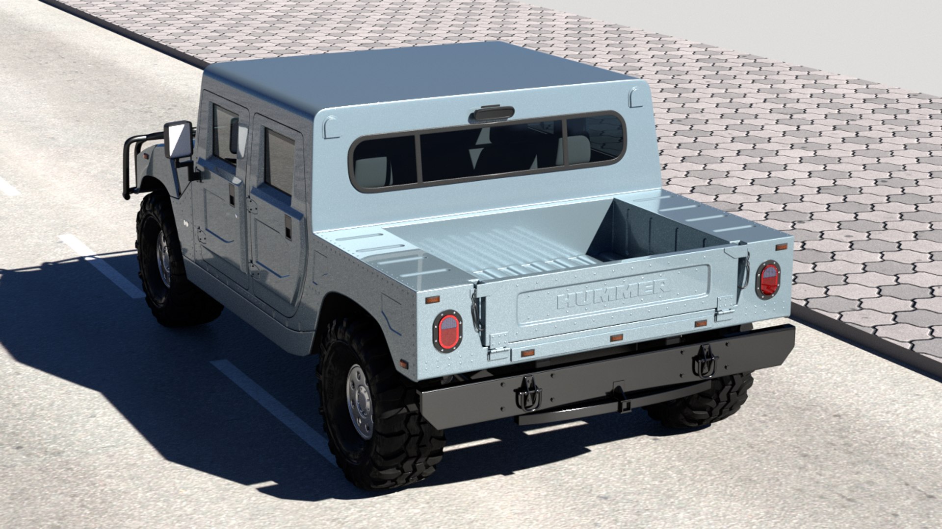 3D Hummer H1 Model - TurboSquid 1354479
