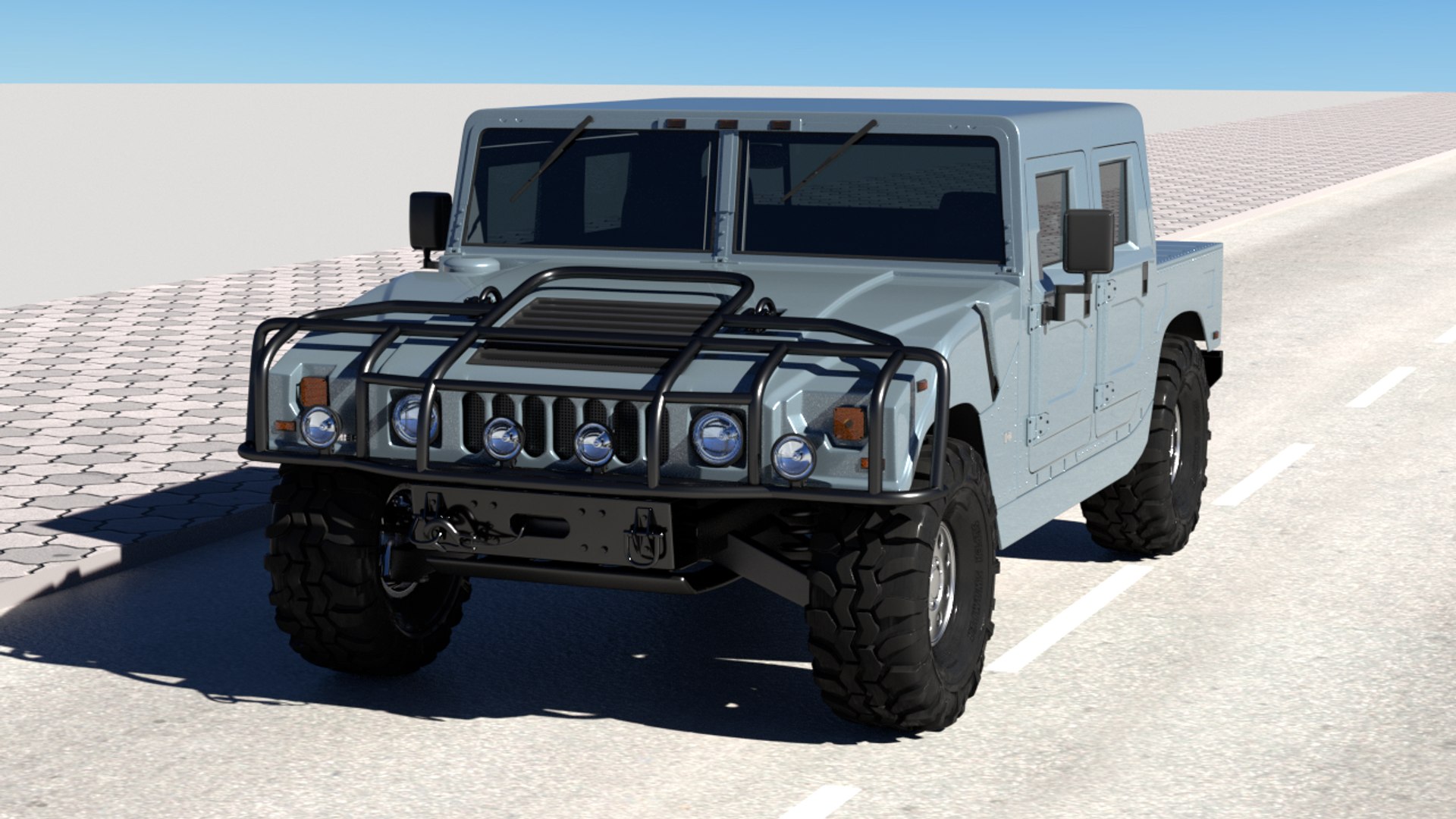 3D Hummer H1 Model - TurboSquid 1354479