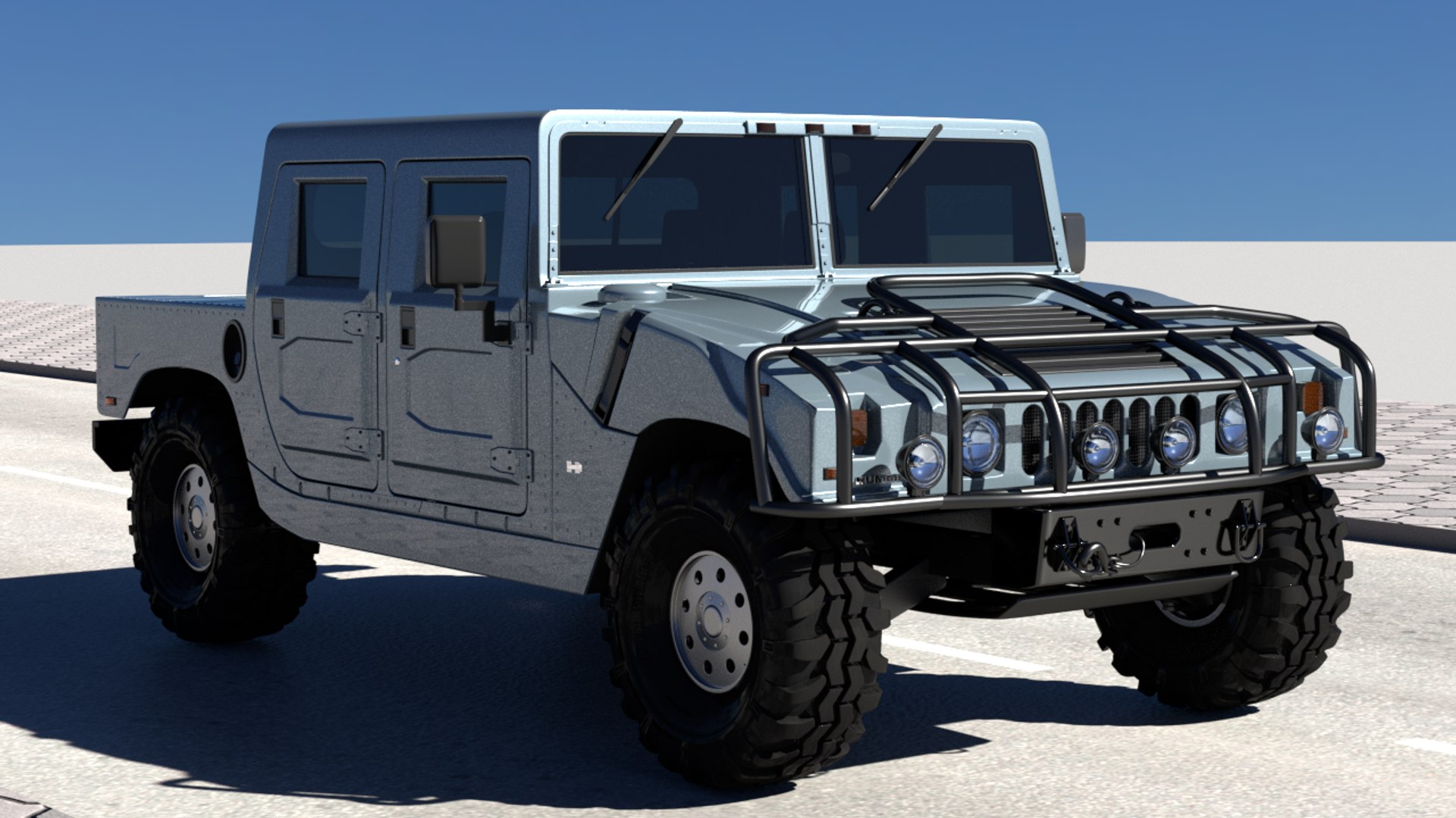 3D Hummer H1 Model - TurboSquid 1354479