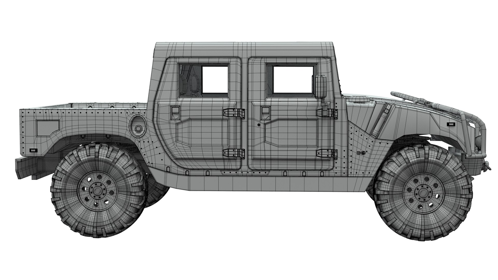3D Hummer H1 Model - TurboSquid 1354479