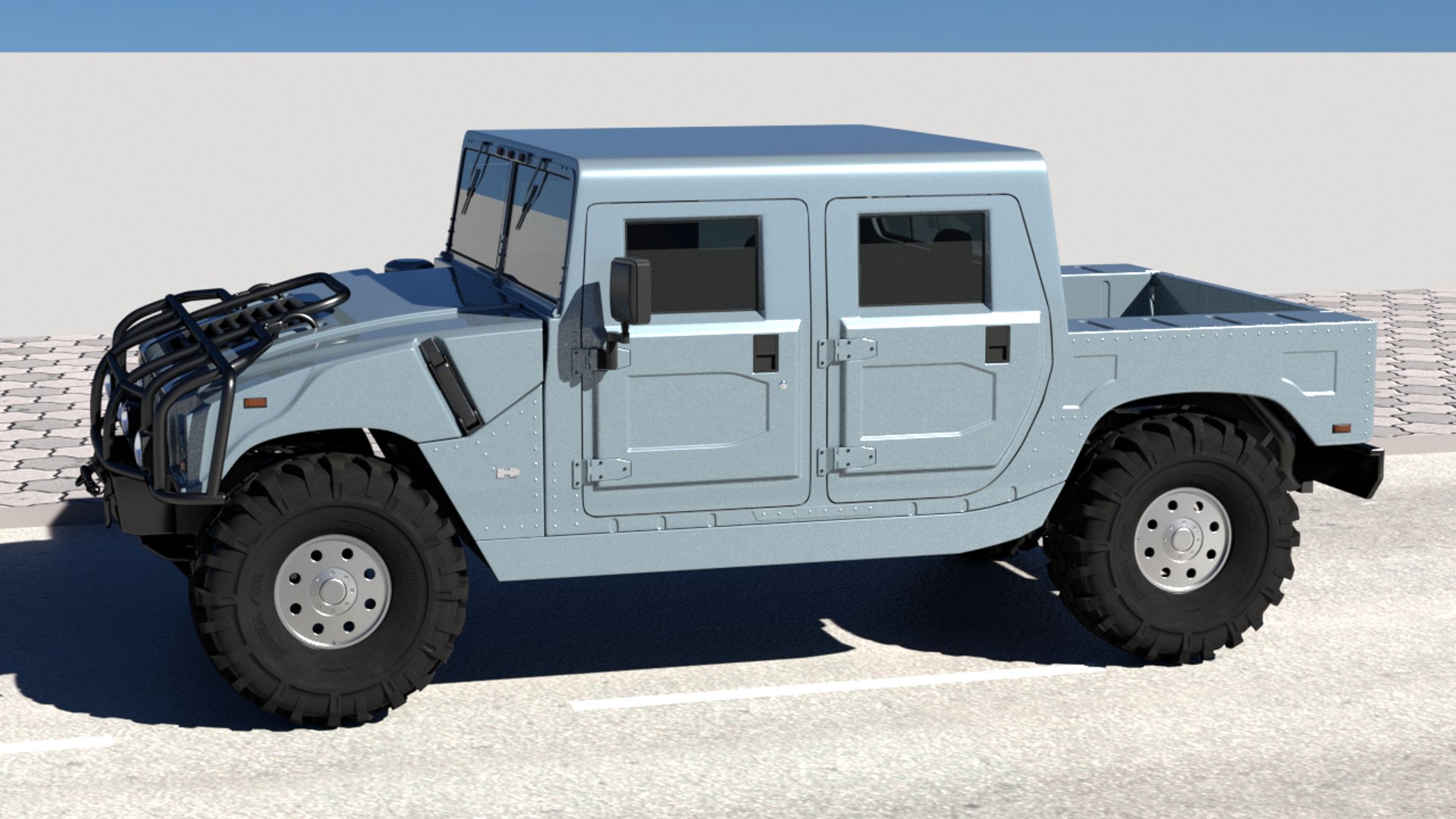 3D Hummer H1 Model - TurboSquid 1354479