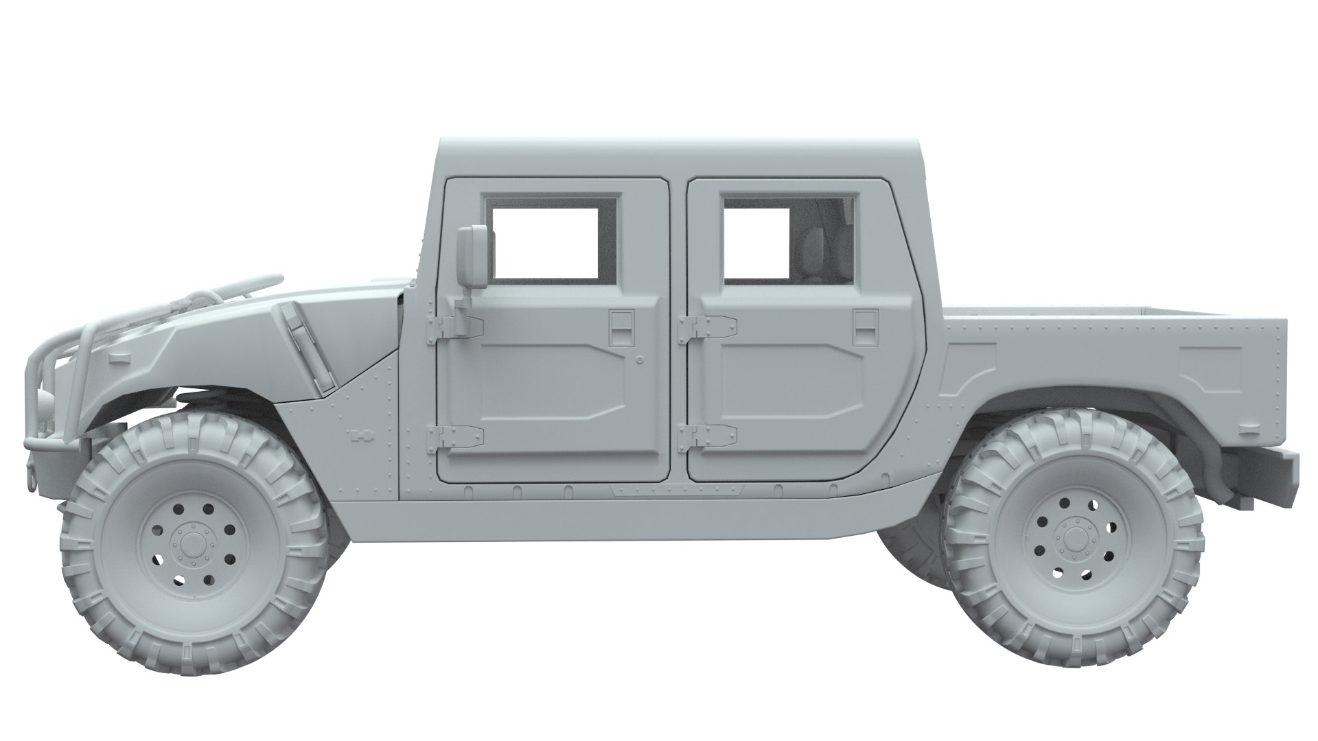 3D Hummer H1 Model - TurboSquid 1354479