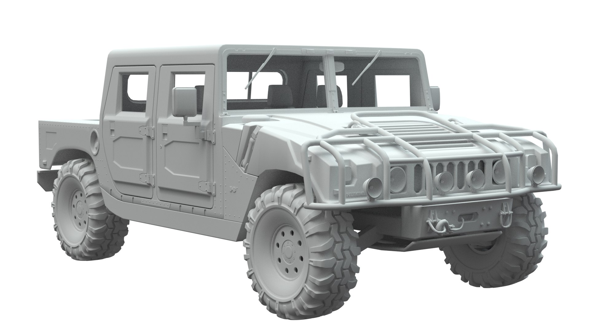 3D Hummer H1 Model - TurboSquid 1354479