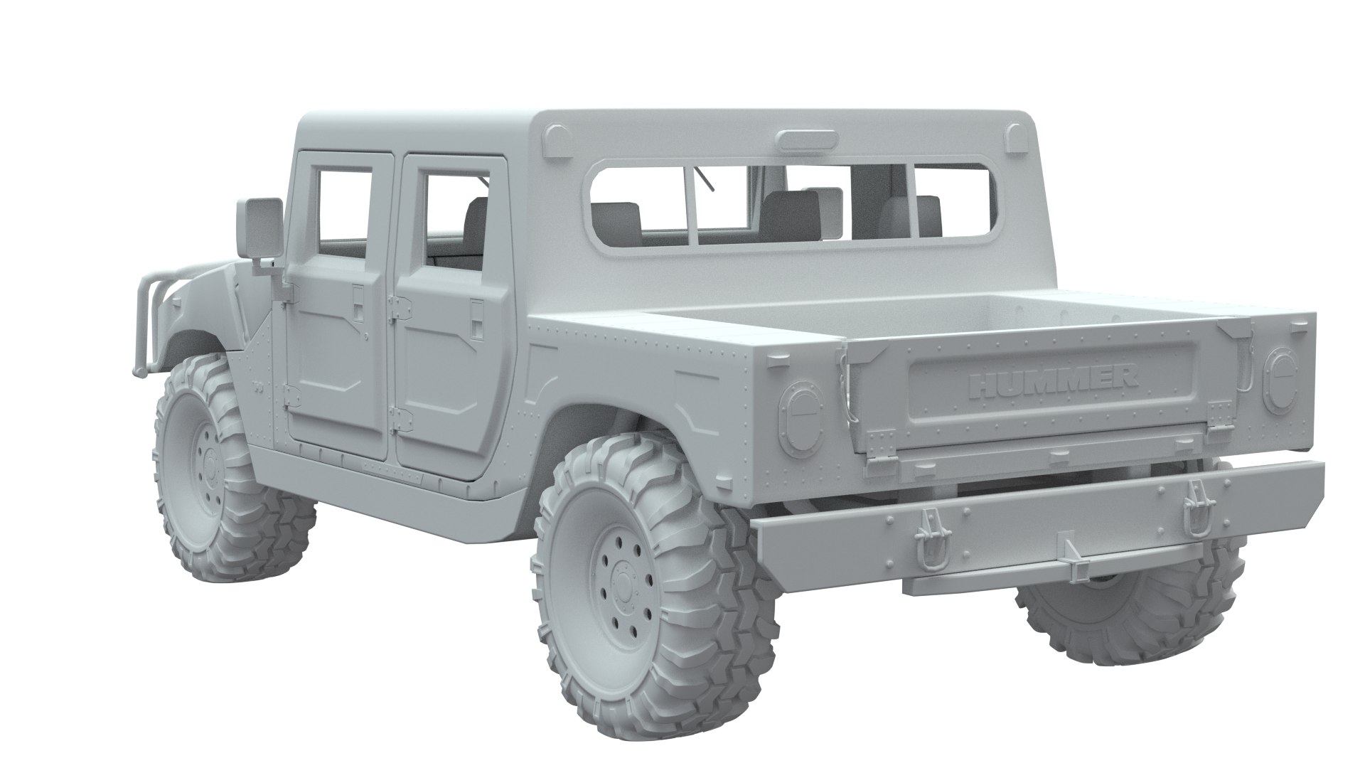 3D Hummer H1 Model - TurboSquid 1354479
