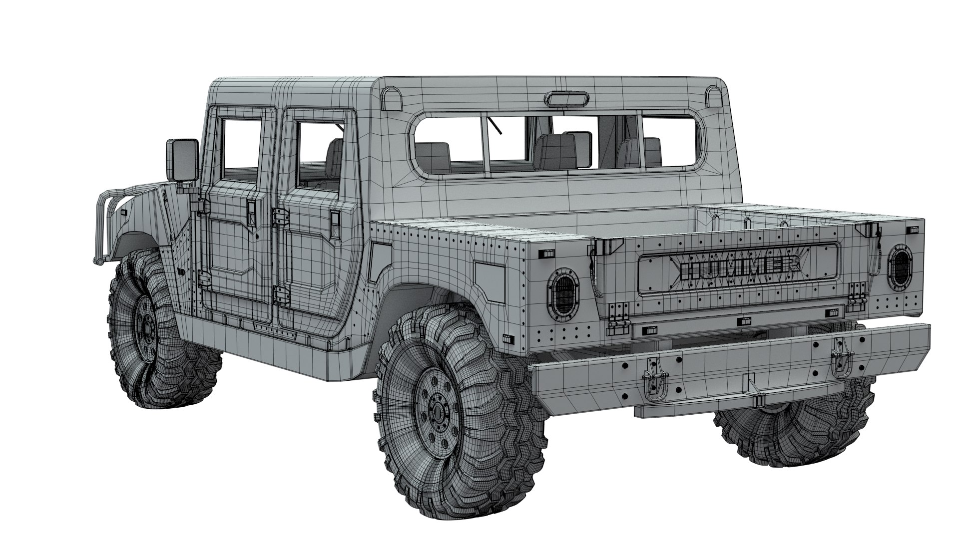 3D Hummer H1 Model - TurboSquid 1354479