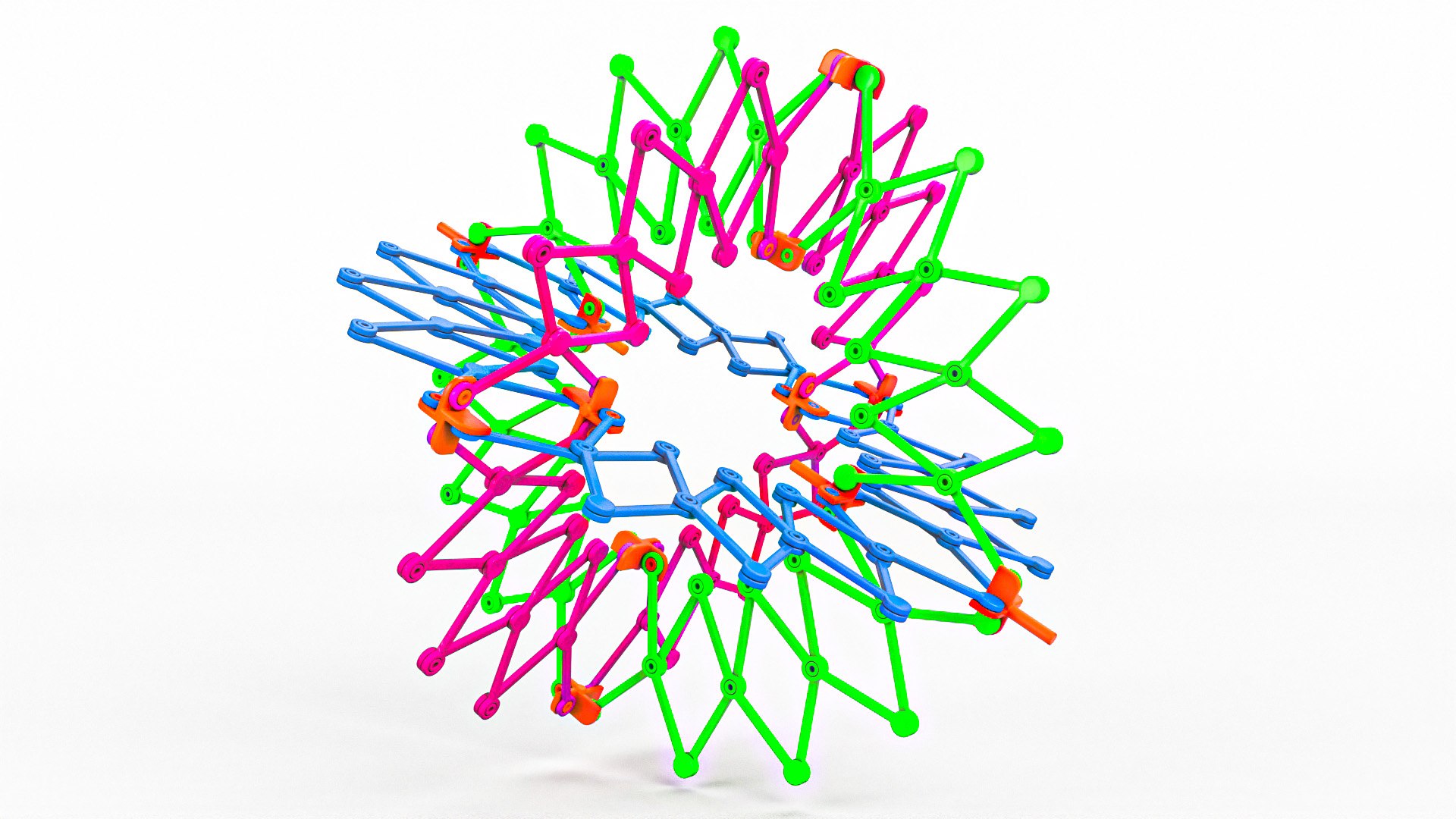 Hoberman Sphere 3D Model - TurboSquid 2107997