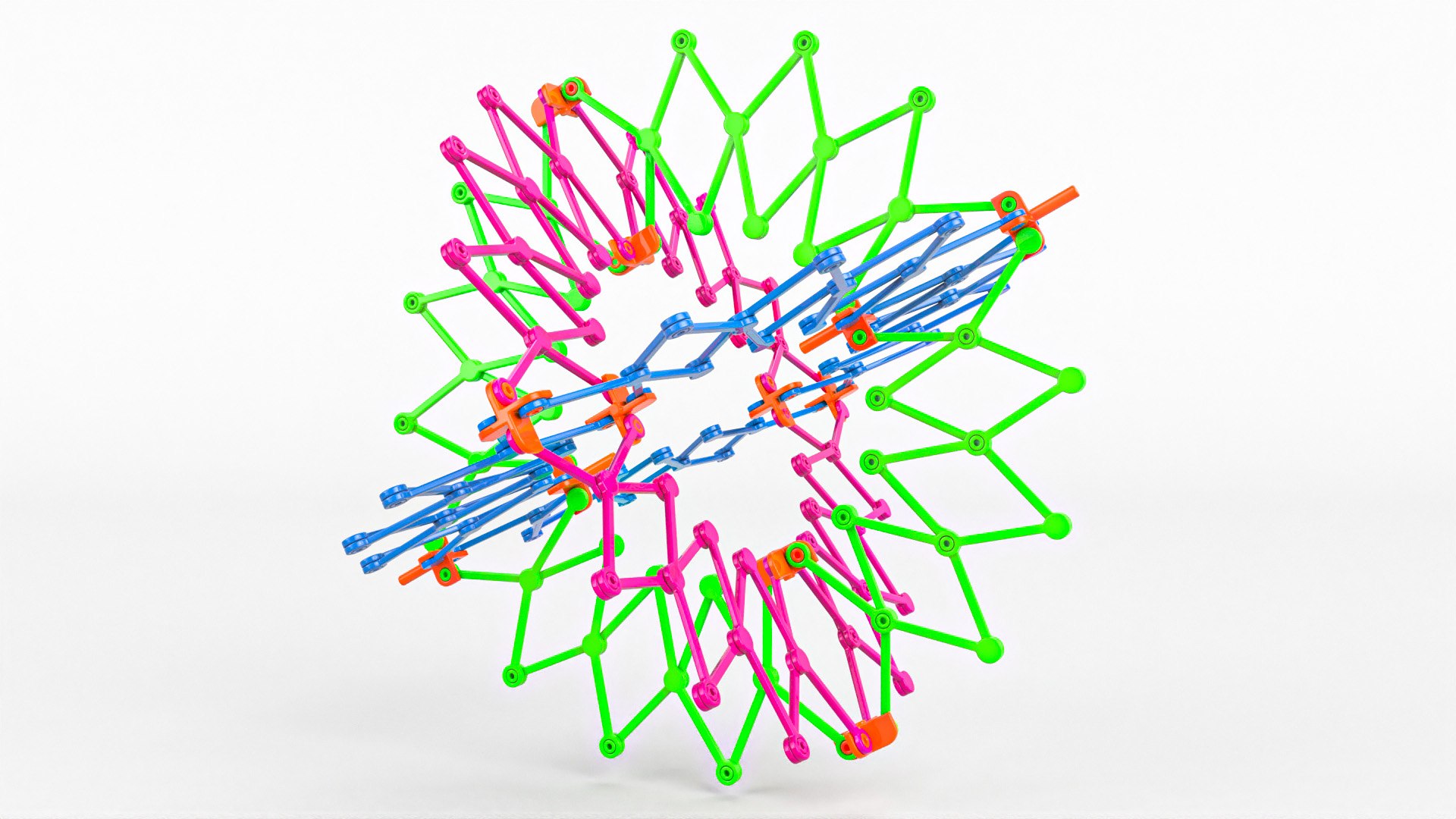 Hoberman Sphere 3D Model - TurboSquid 2107997