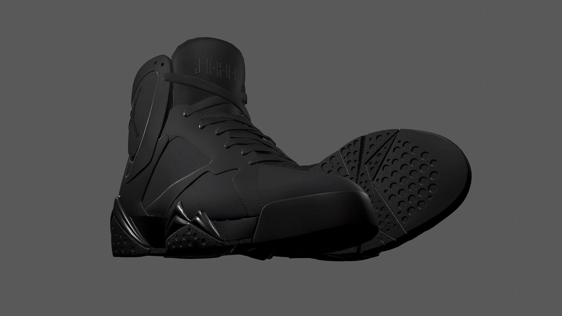 3D Air Jordan 7-retro sneakers-PBR model - TurboSquid 2059001