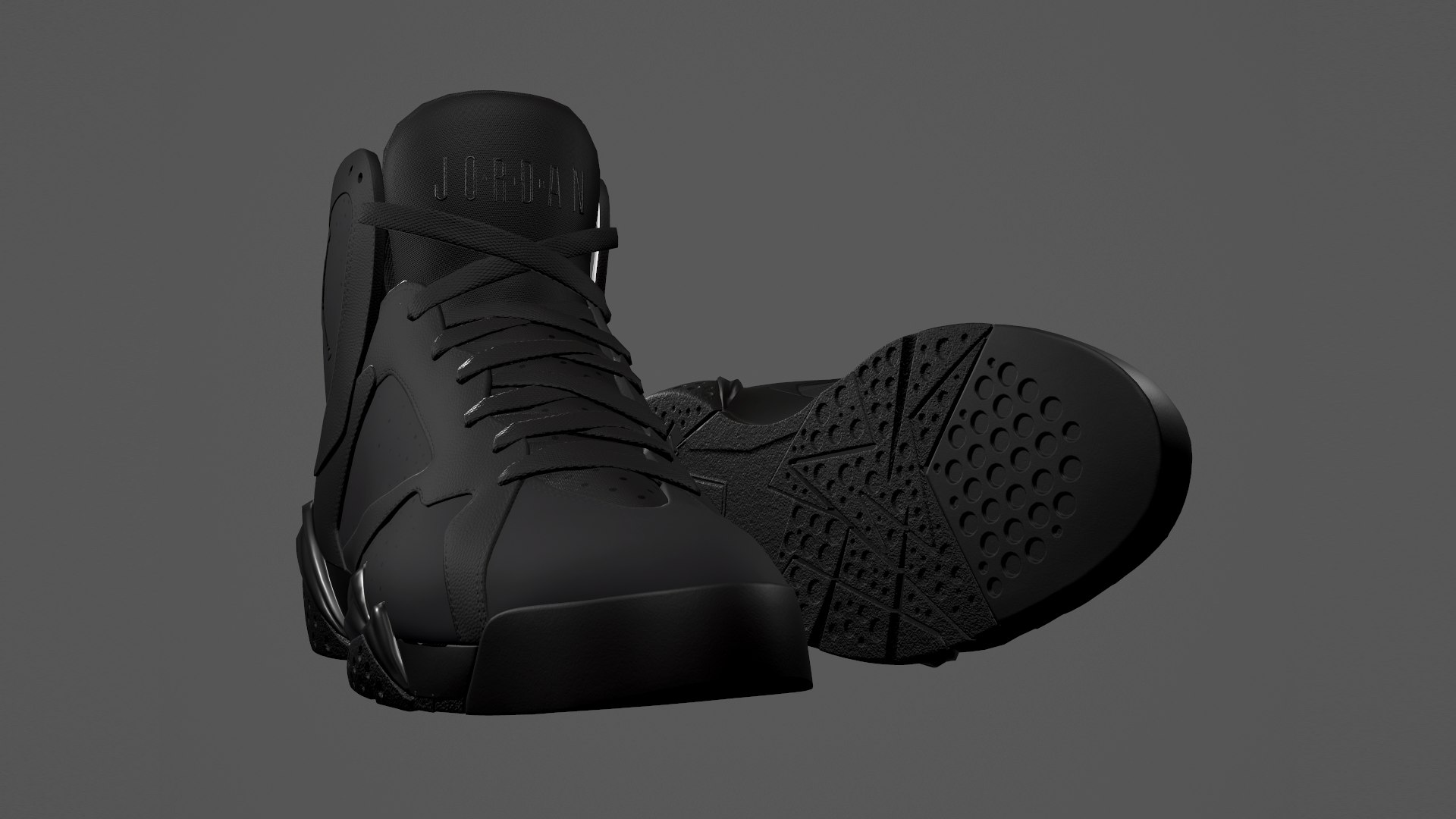 3D Air Jordan 7-retro sneakers-PBR model - TurboSquid 2059001