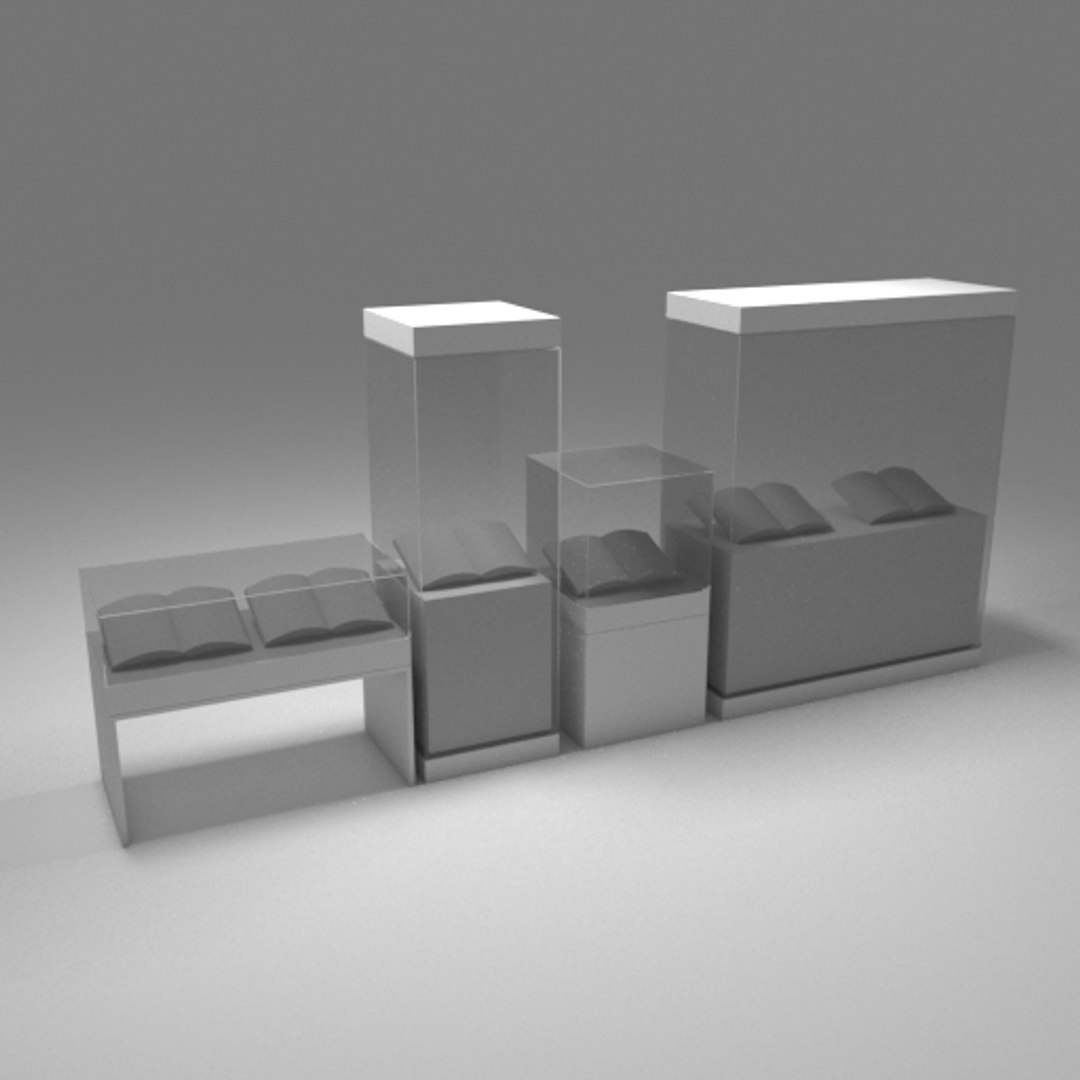 Museum Display Exhibition 3D - TurboSquid 1332320