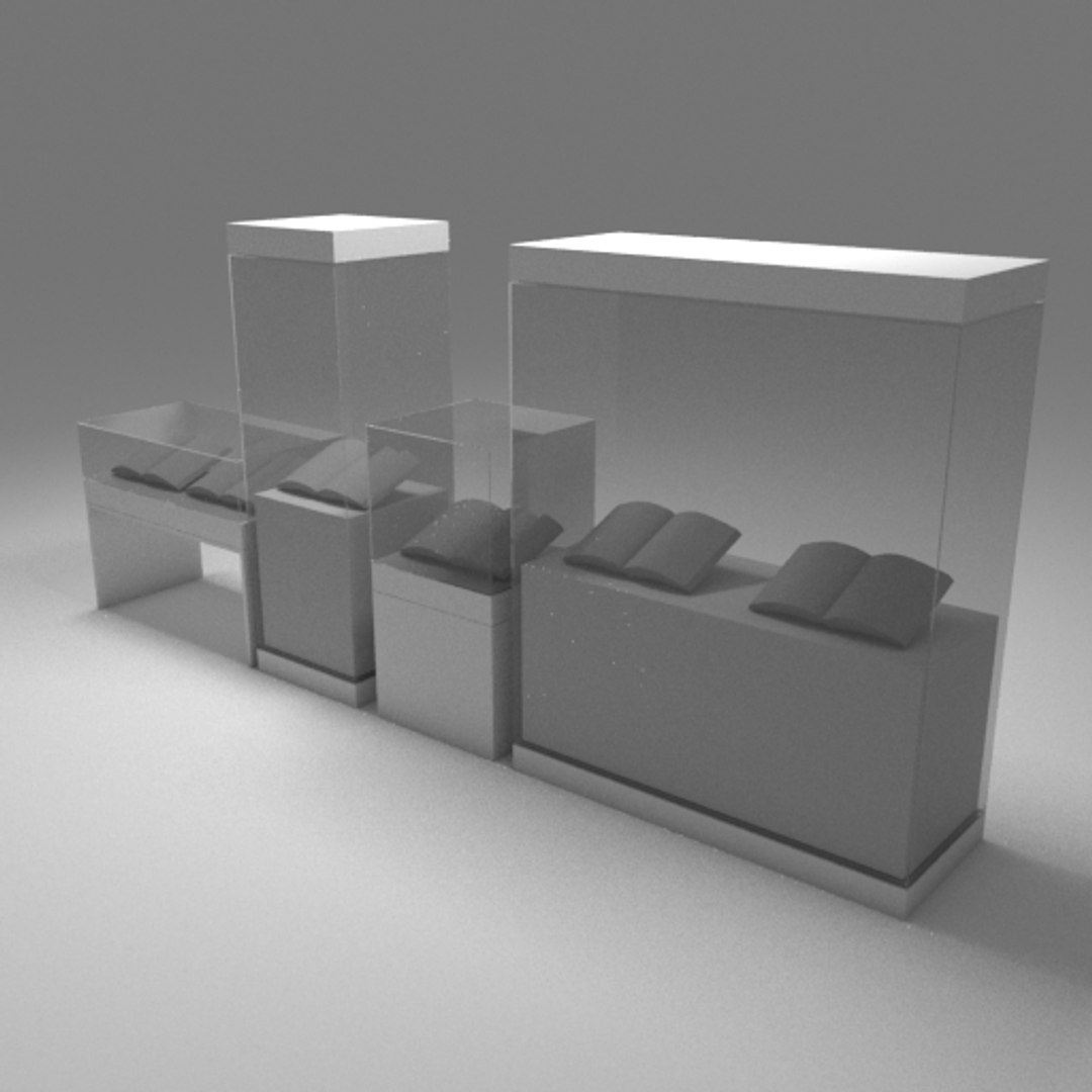 Museum Display Exhibition 3D - TurboSquid 1332320