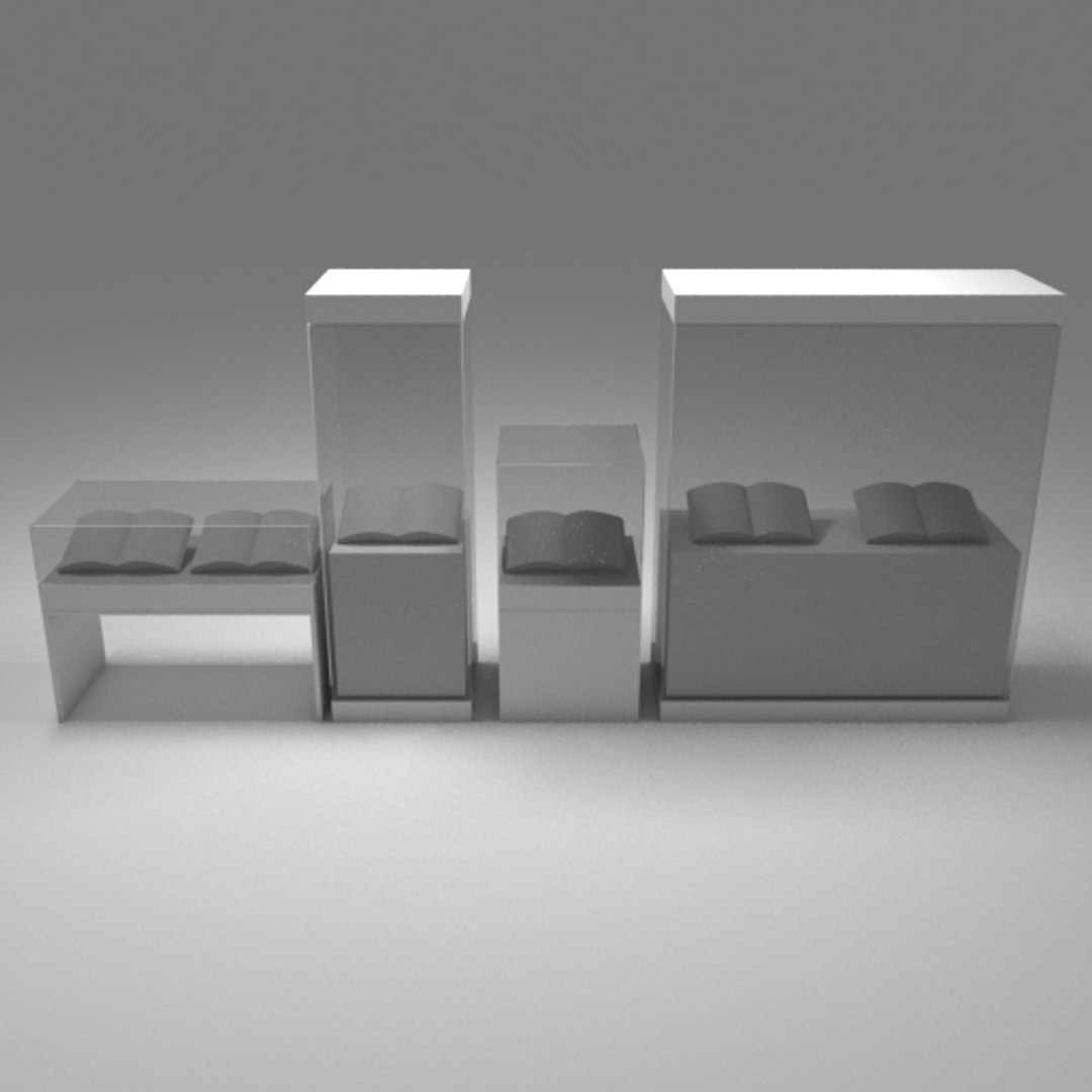 Museum Display Exhibition 3D - TurboSquid 1332320