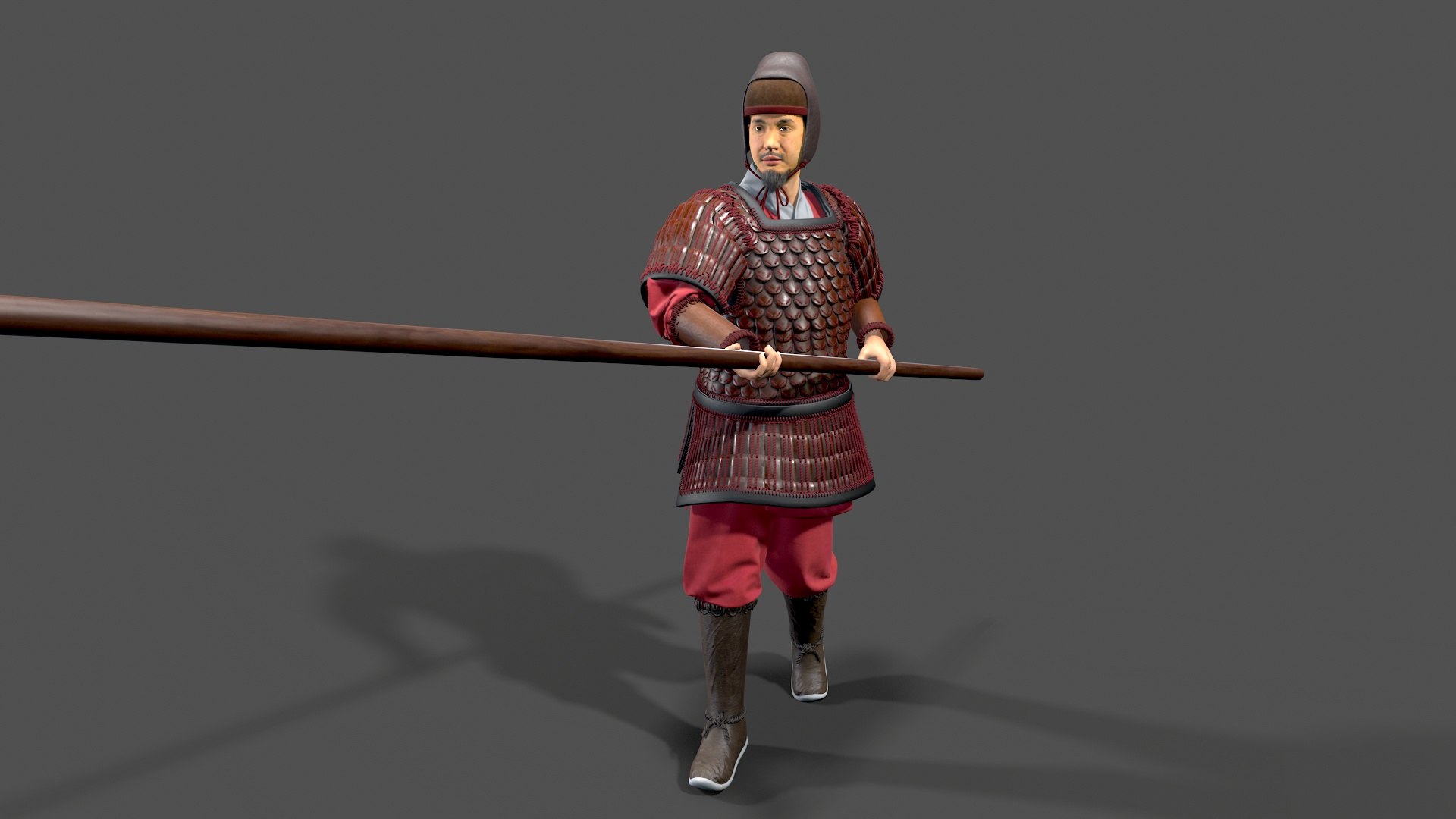 Chinese Knight Character 3D Model - TurboSquid 2220992