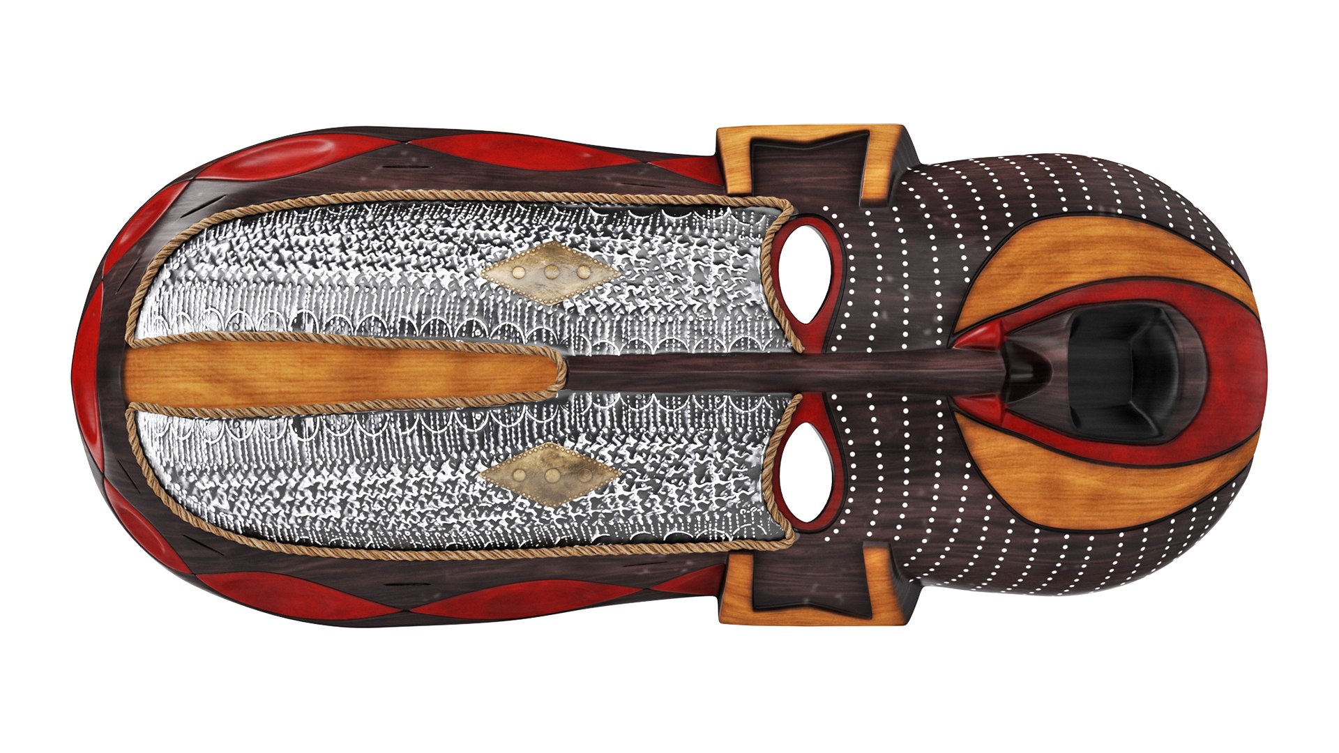 Akan Beauty African Mask 3D Model - TurboSquid 1892486