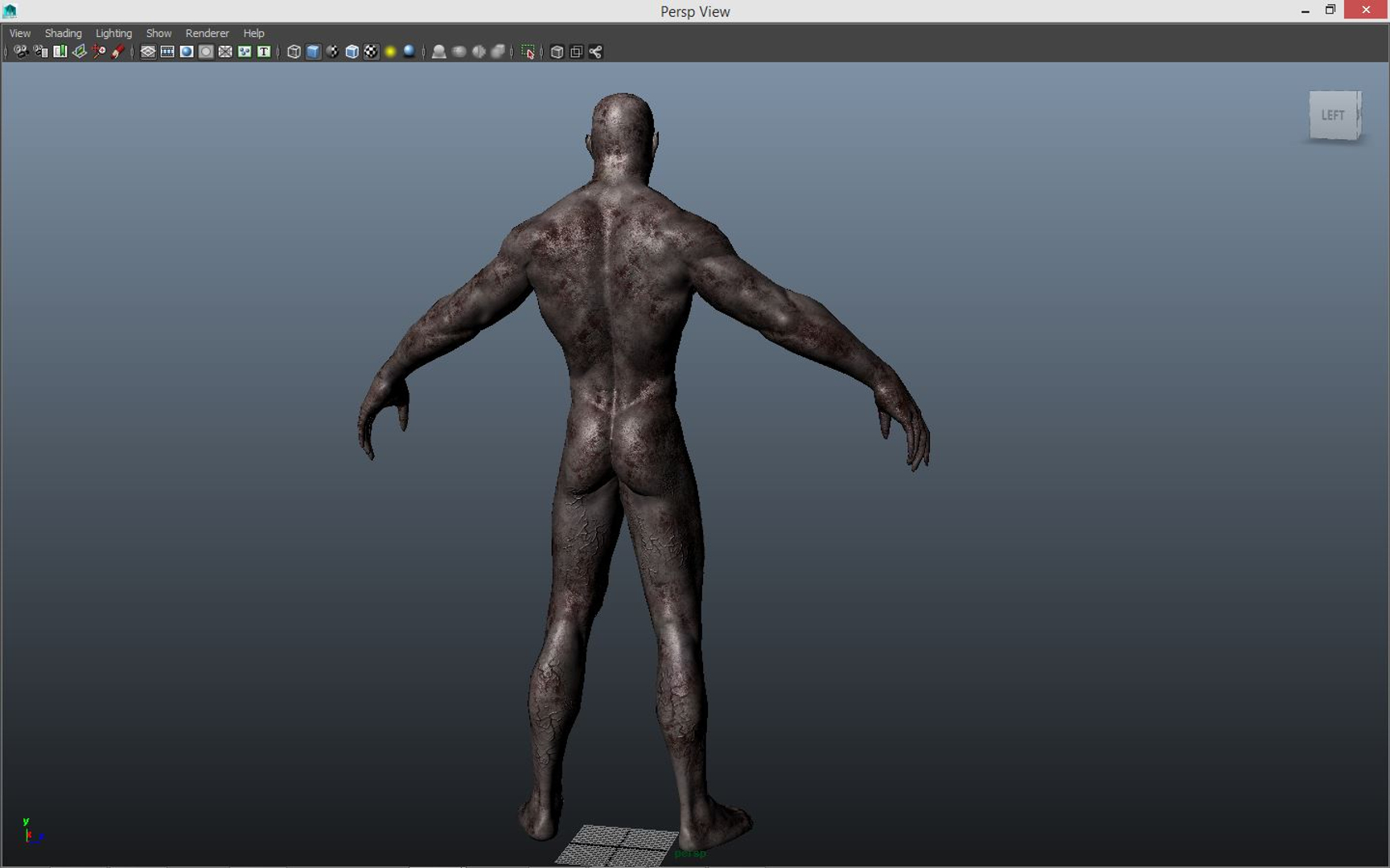 zombie m 3d model