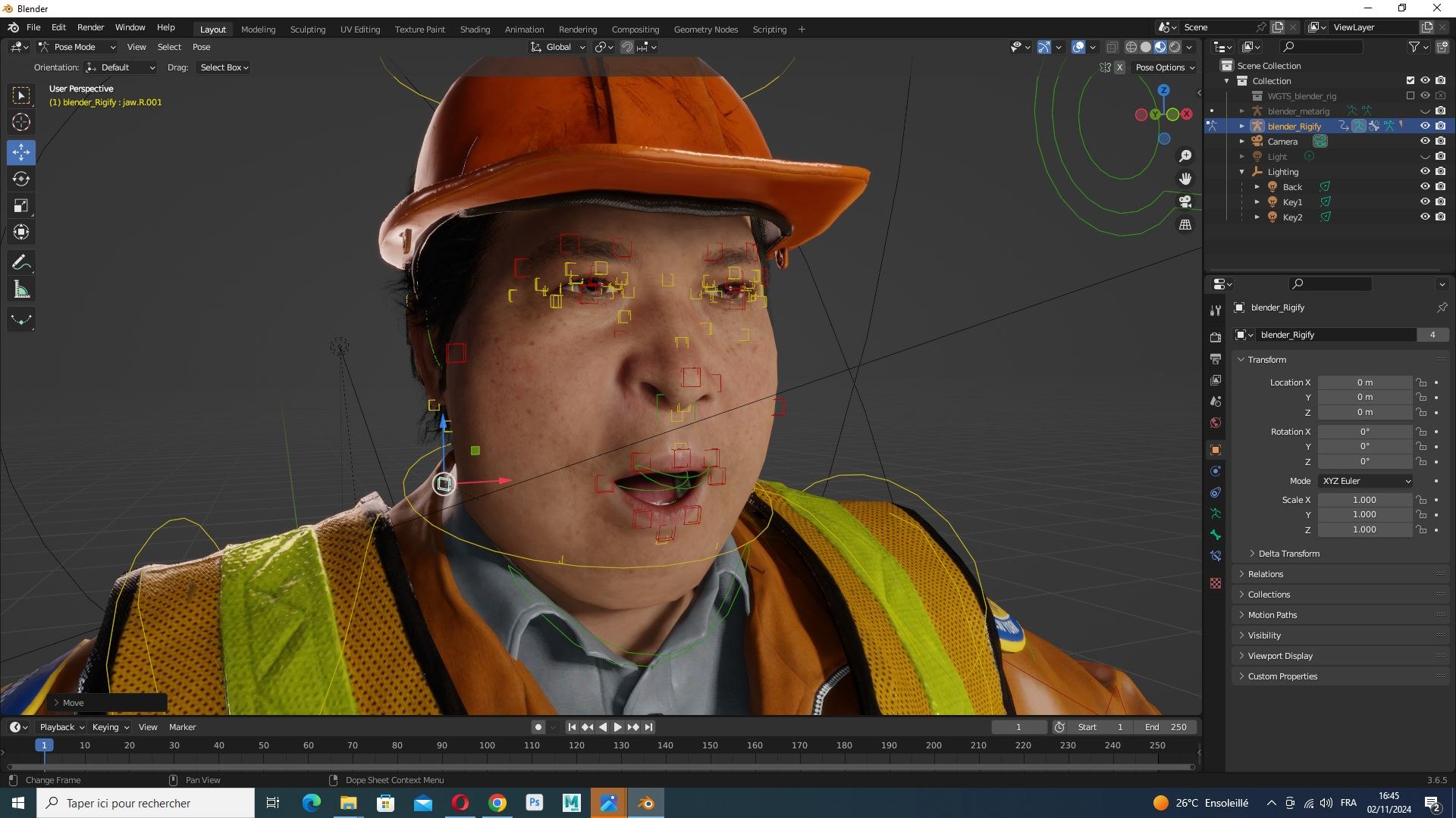High-Quality 3D Construction Foreman Character Model 3D Model - TurboSquid 2328404