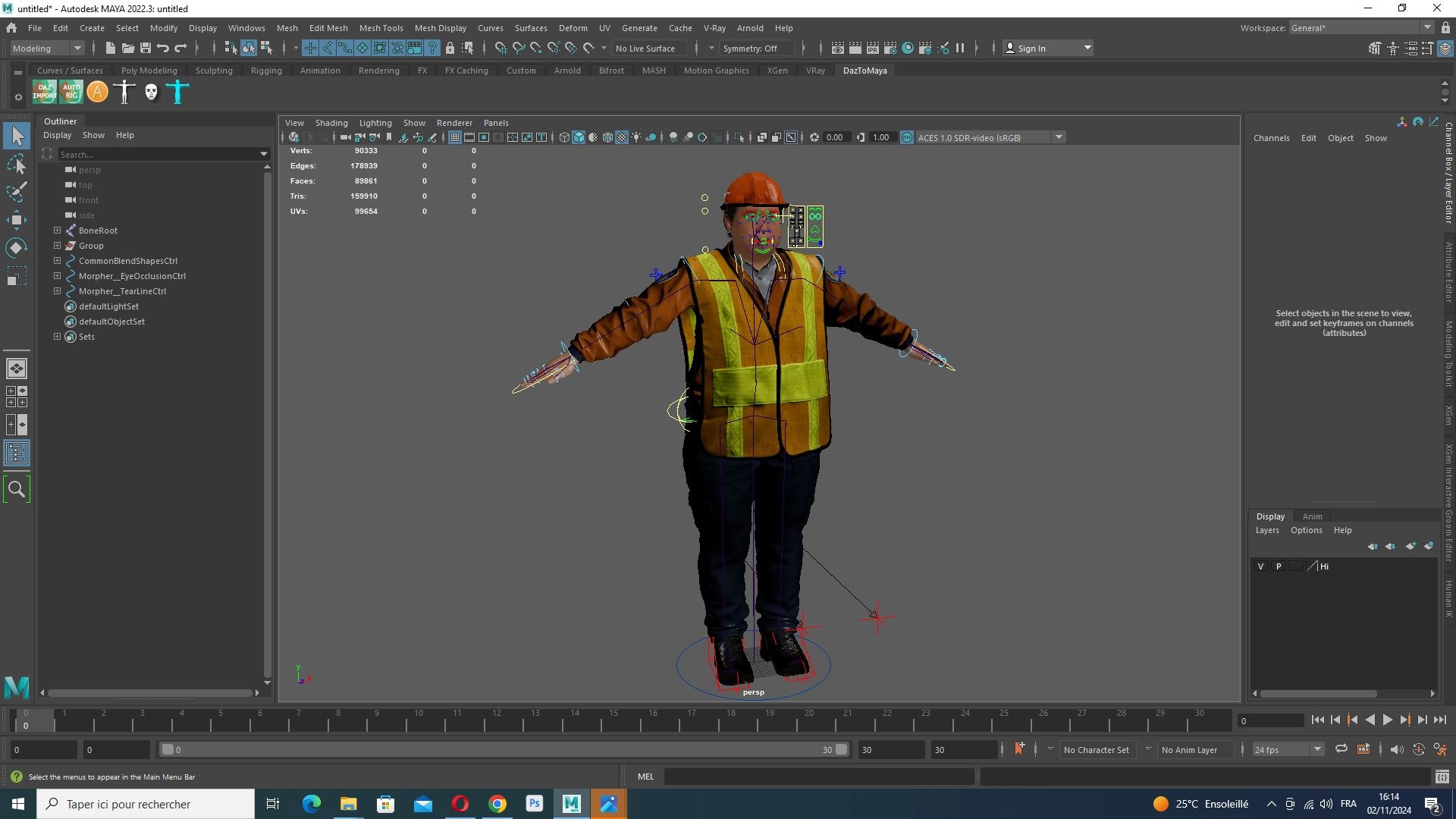 High-Quality 3D Construction Foreman Character Model 3D Model ...