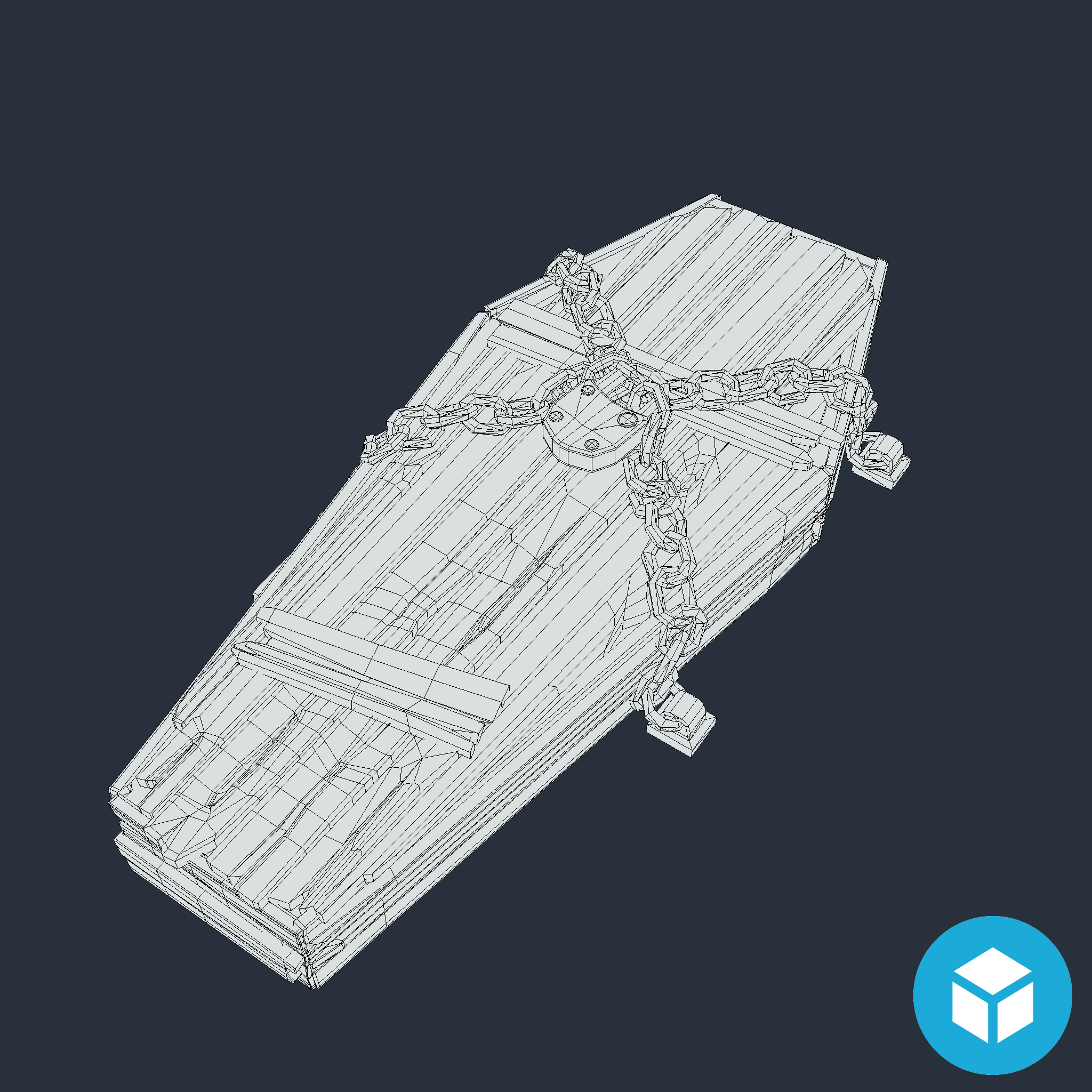 3D coffin chains - TurboSquid 1328899