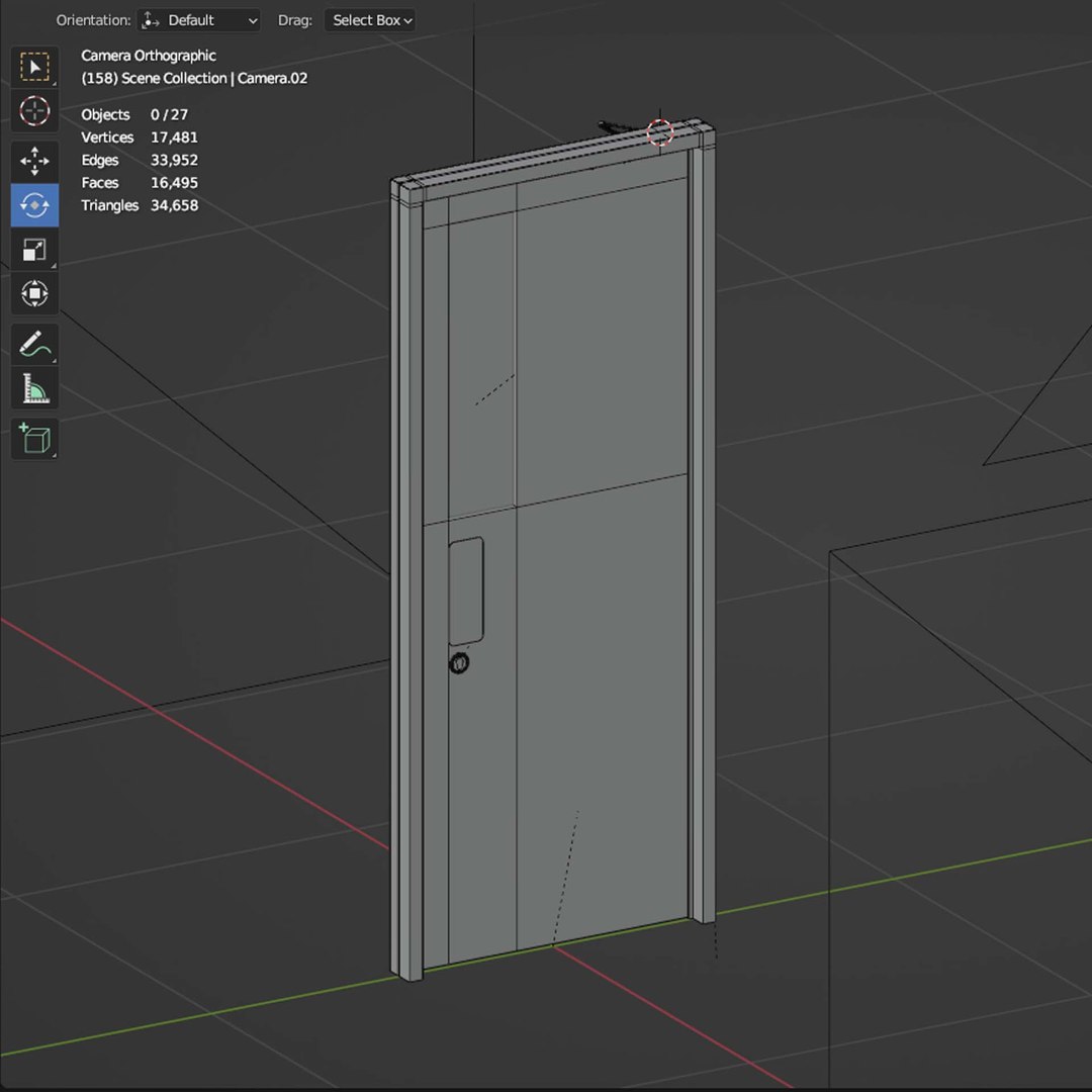 3D 04 Classroom Door - TurboSquid 2119903