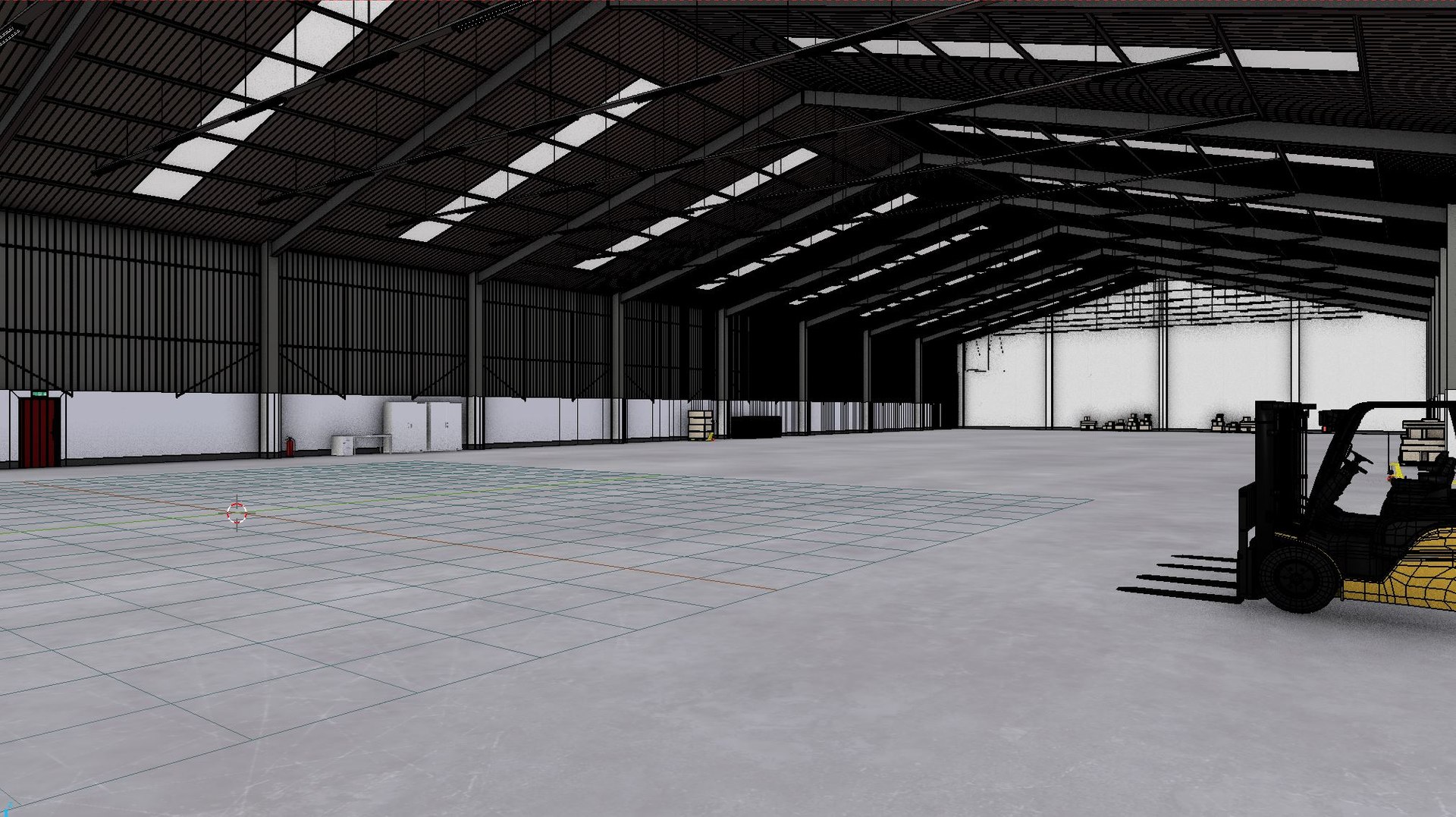 Industrial Building Interior 3 Model - TurboSquid 1266586