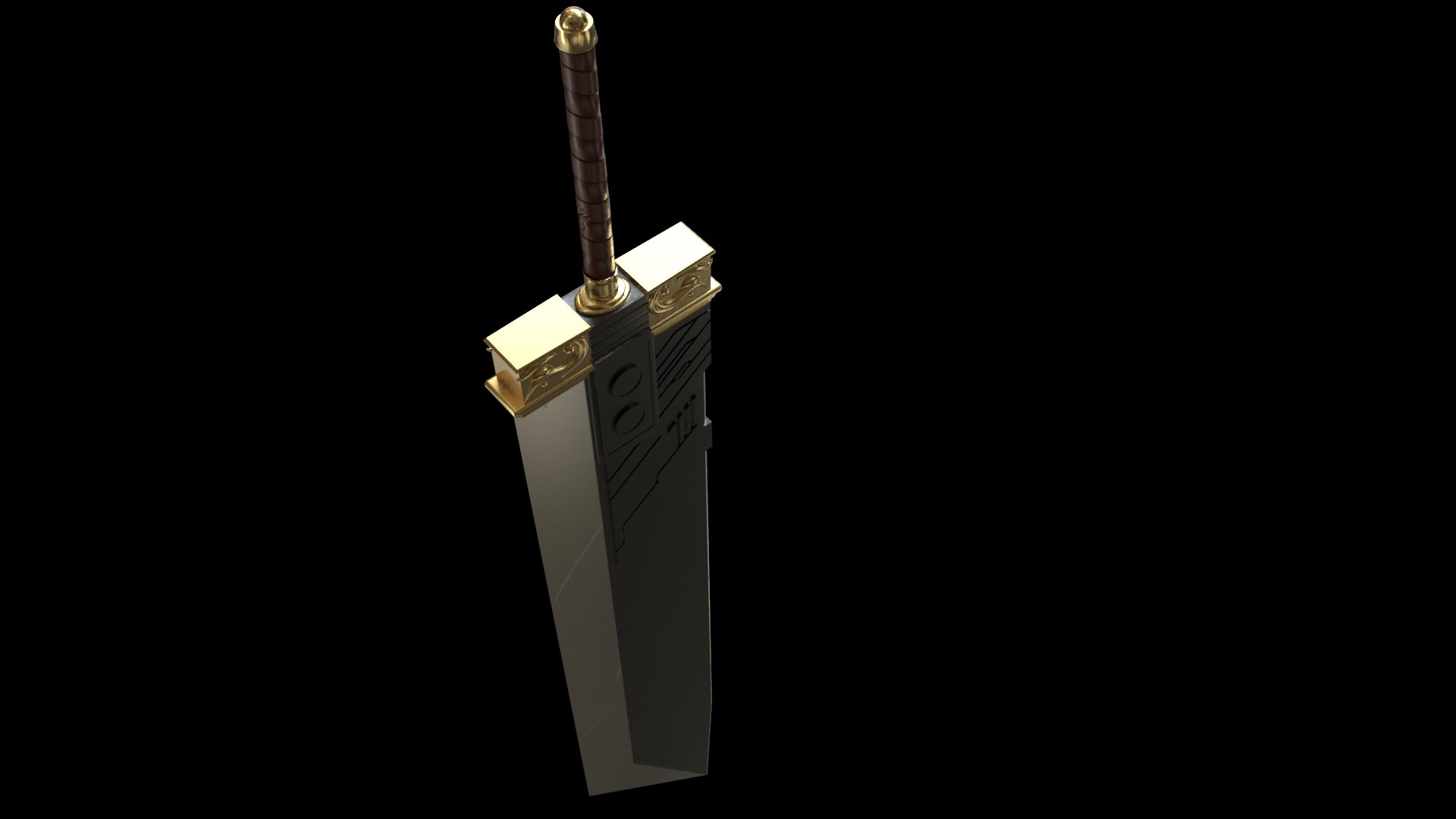 3D Buster Sword Final Fantasy - TurboSquid 1362994