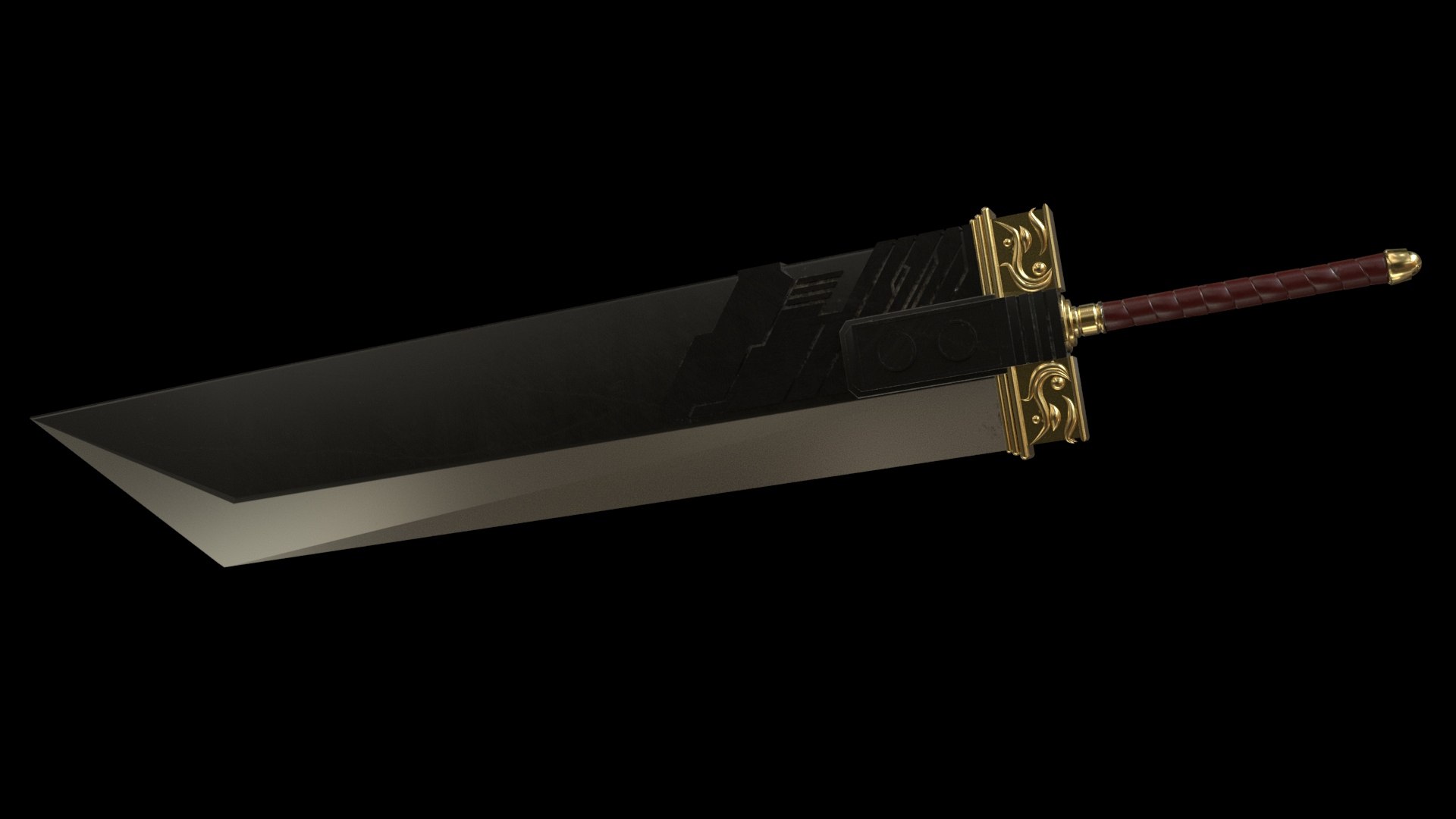 3D Buster Sword Final Fantasy - TurboSquid 1362994