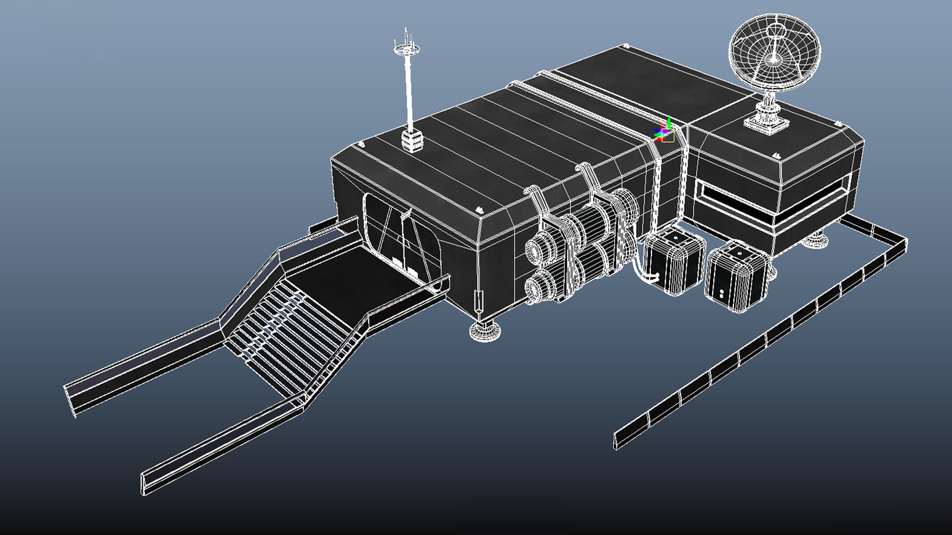 Command Center Station 3D Model - TurboSquid 2094610