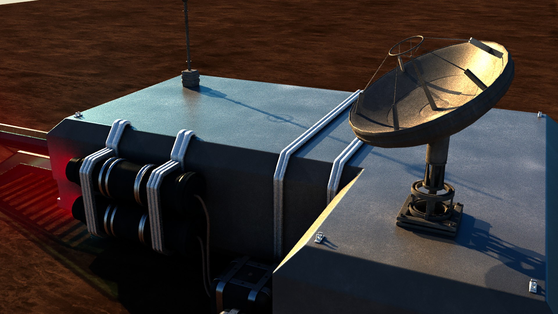 Command Center Station 3D Model - TurboSquid 2094610