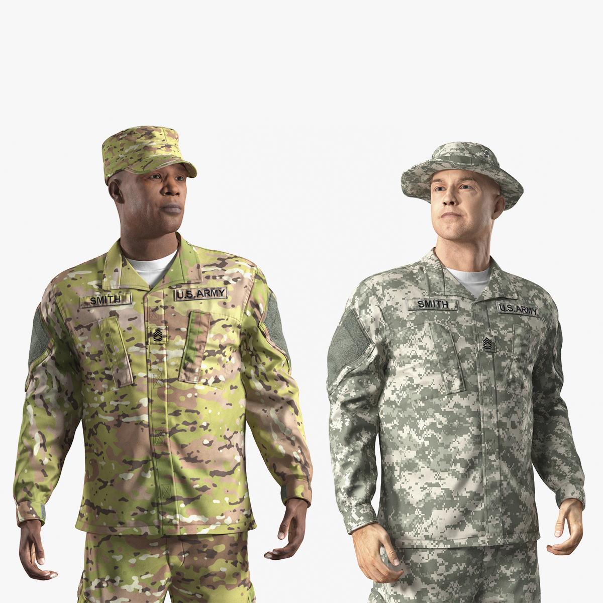 3D model army soldiers rigged - TurboSquid 1420496