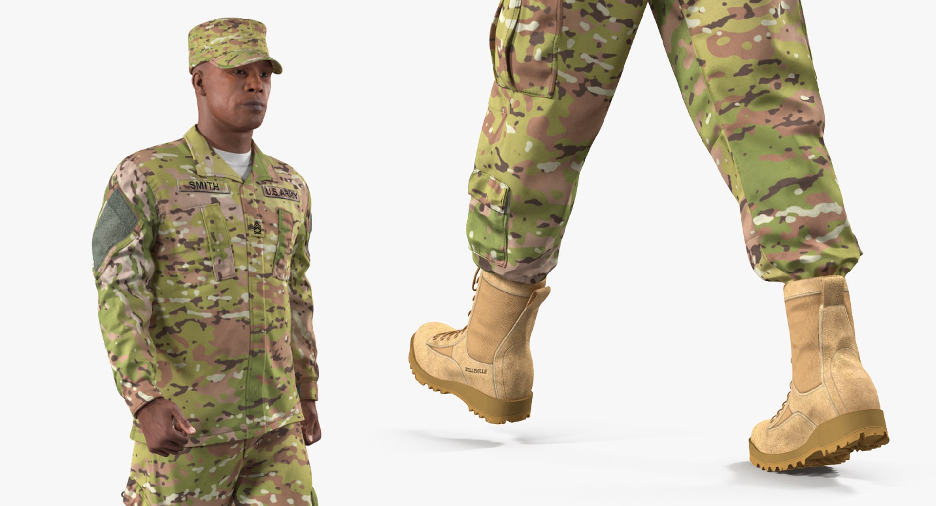 3D Model Army Soldiers Rigged - TurboSquid 1420496