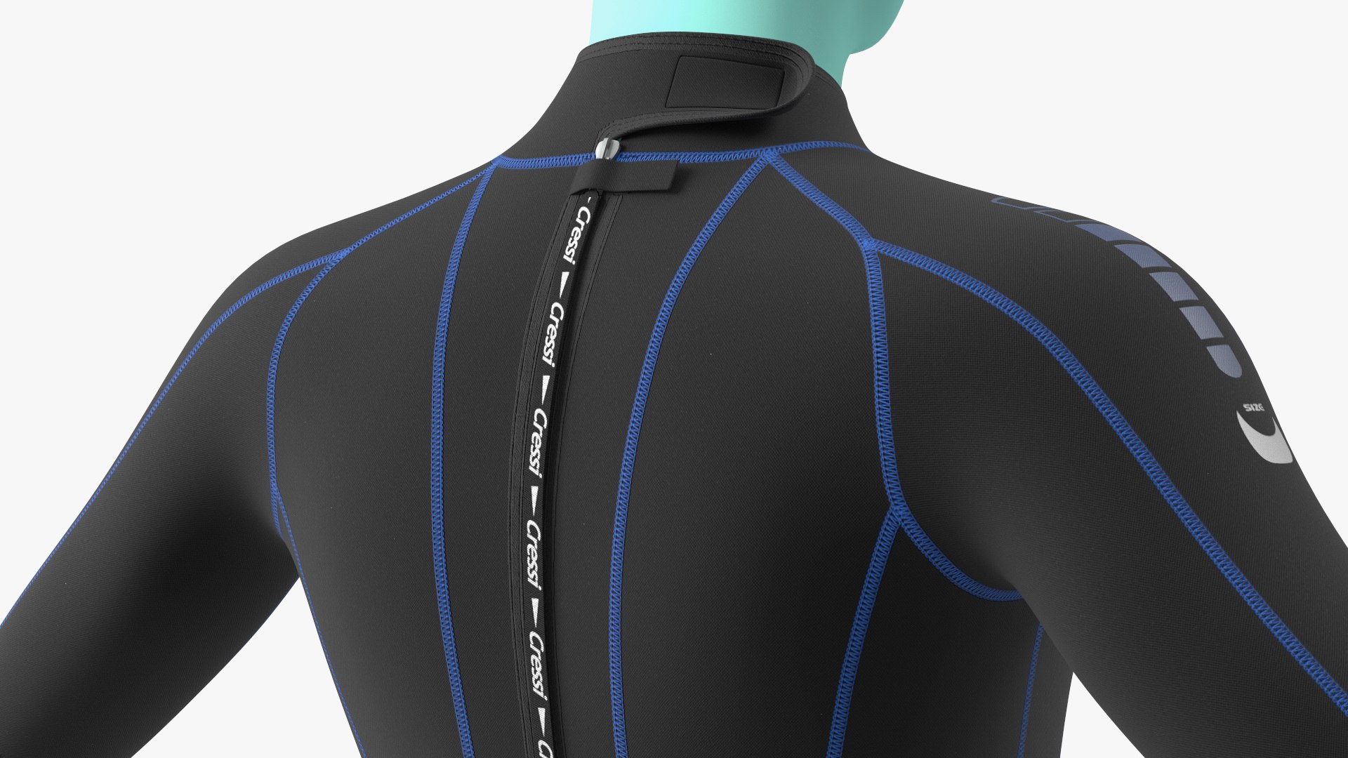 3D Model Man Wetsuit Cressi Shorty Version - TurboSquid 2243090