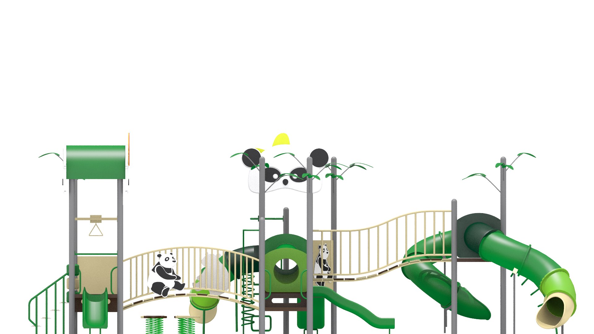 Panda Playground 3D - TurboSquid 1810967