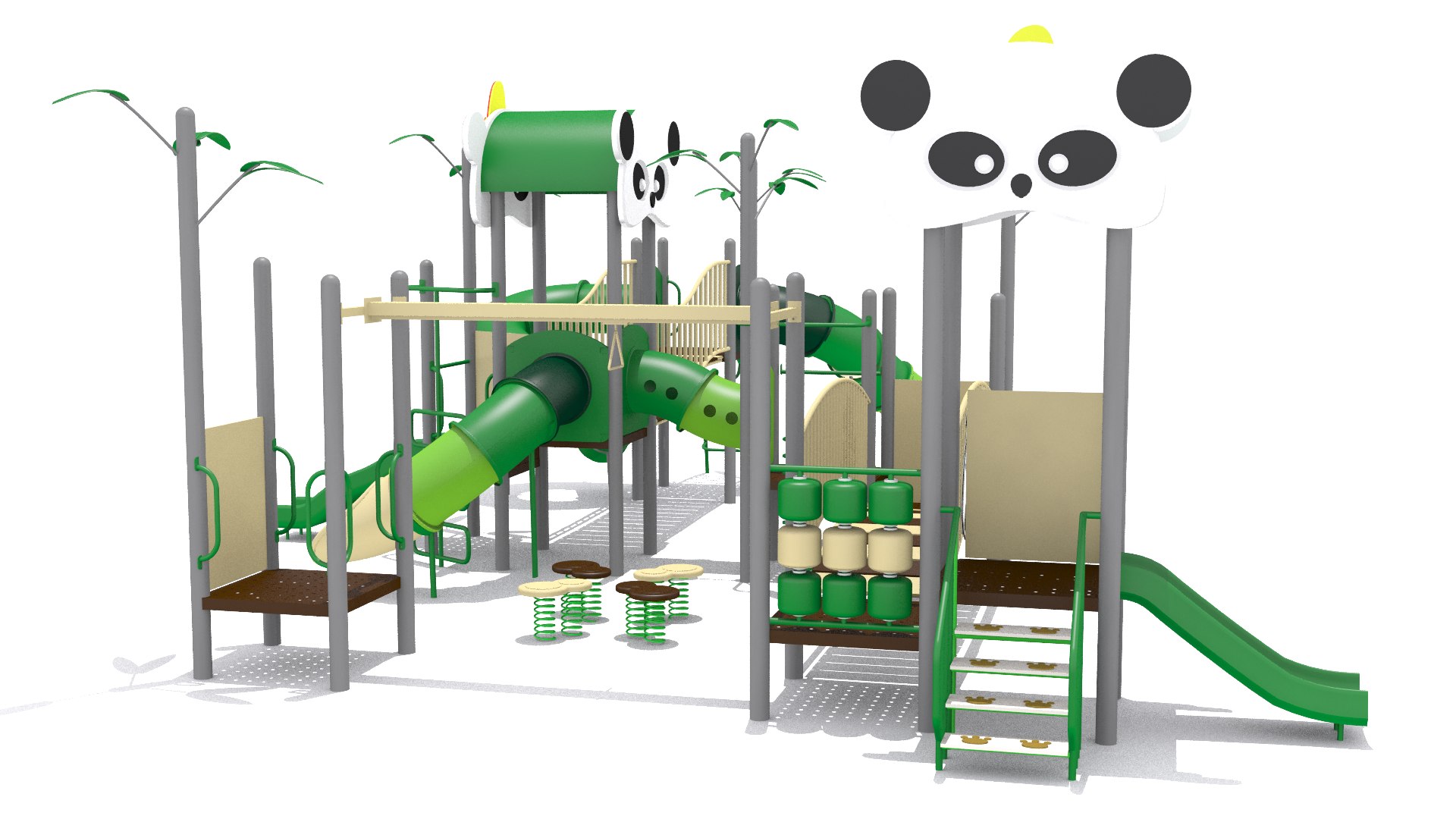 Panda Playground 3D - TurboSquid 1810967