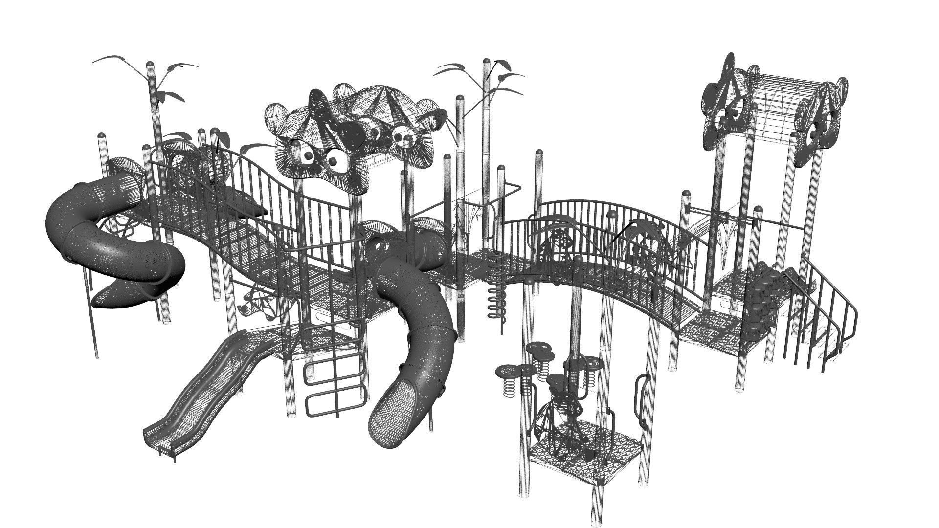 Panda Playground 3D - TurboSquid 1810967